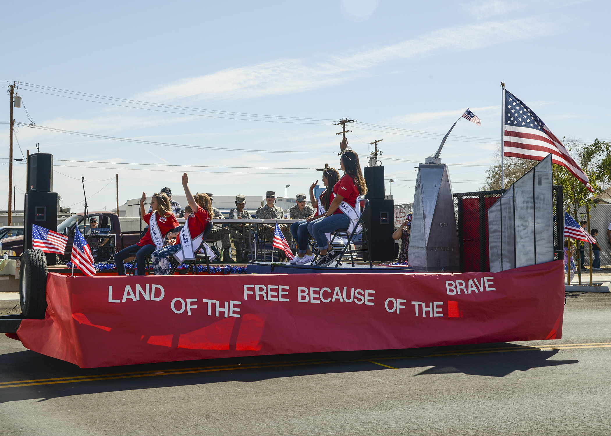 Team Edwards parades down Diamond Street > Edwards Air Force Base > News