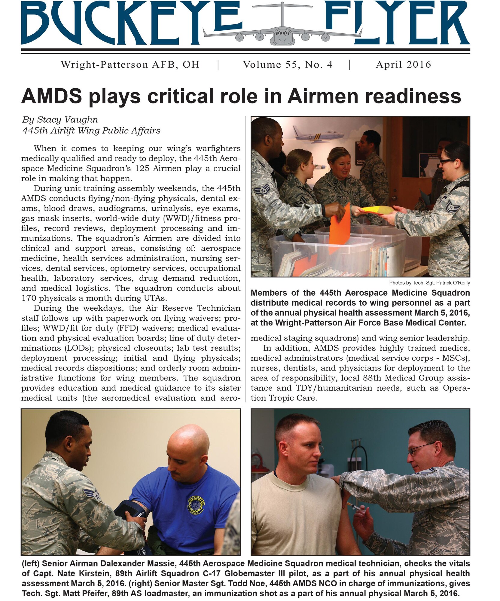 April issue of the Buckeye Flyer now available > 445th Airlift Wing > Article Display