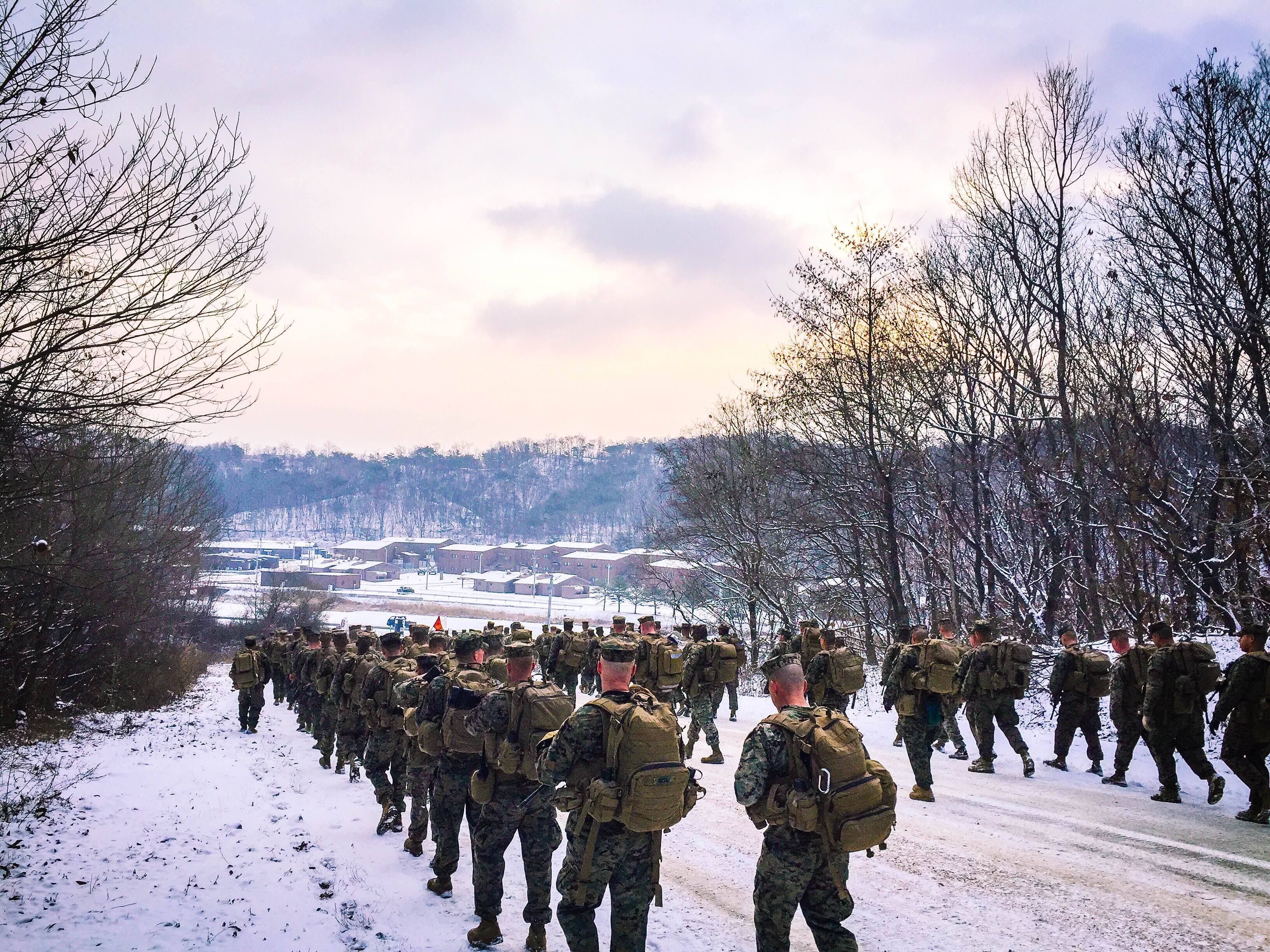 Combat Assault Battalion builds strength in Korea