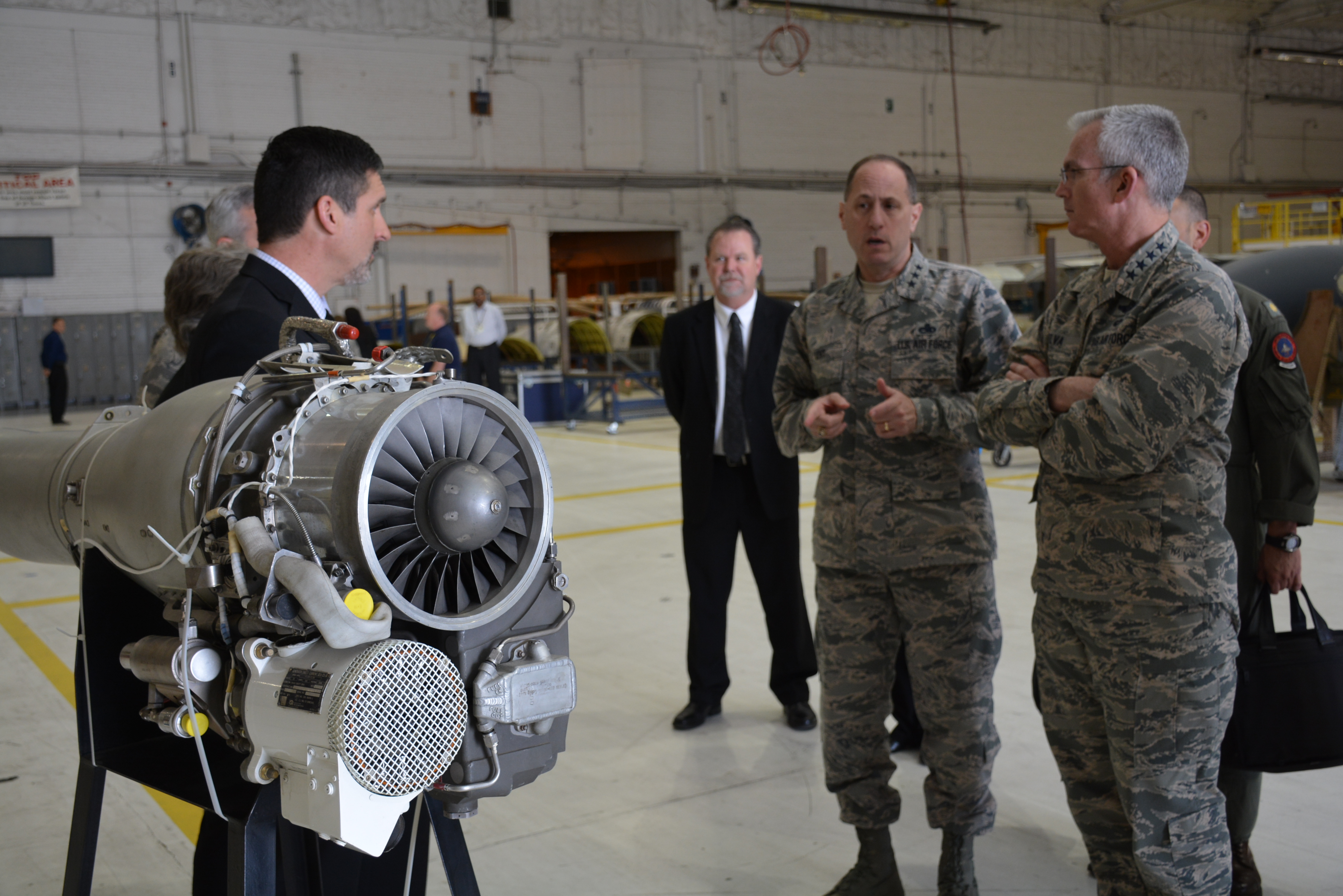 VCJCS visits Air Force Sustainment Center