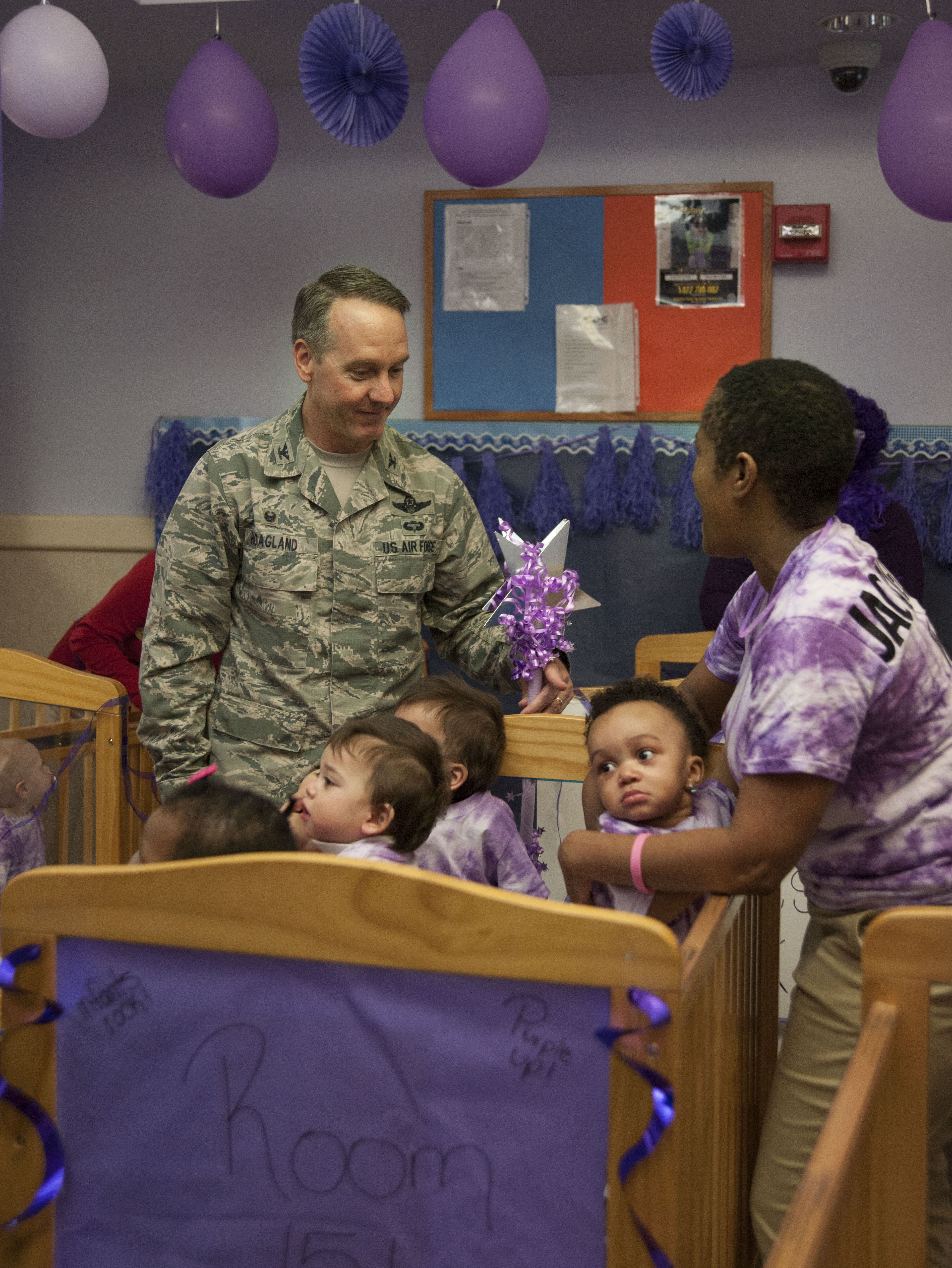 JBA goes purple for Month of the Military Child > Joint Base Andrews ...