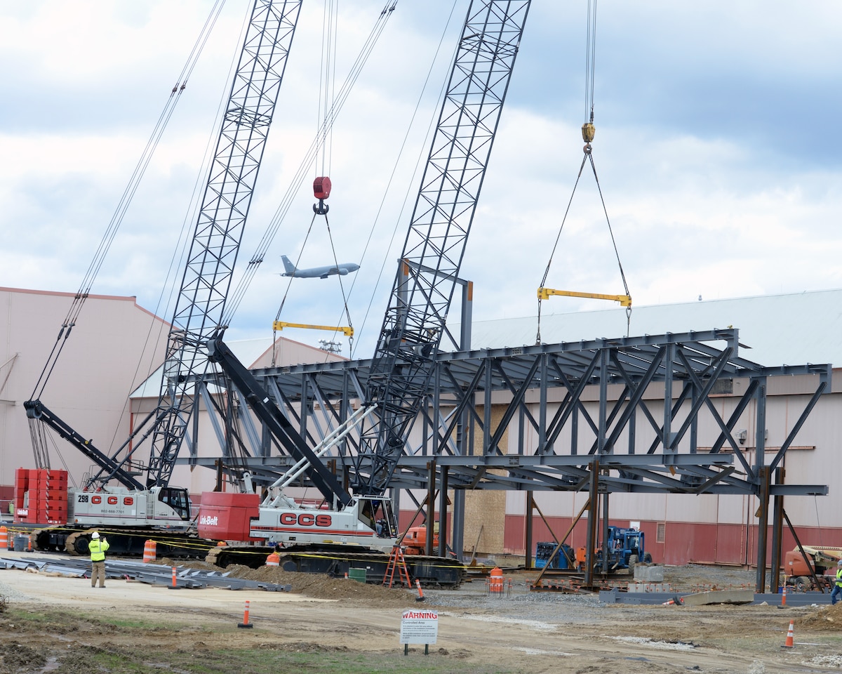 Pease one step closer to KC-46 with hangar construction > 157th Air ...