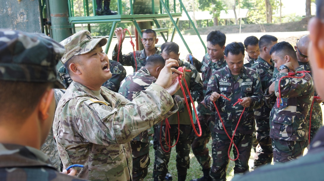 Balikatan 2016 Urban Search and Rescue exercise kicks off at Camp Capinpin