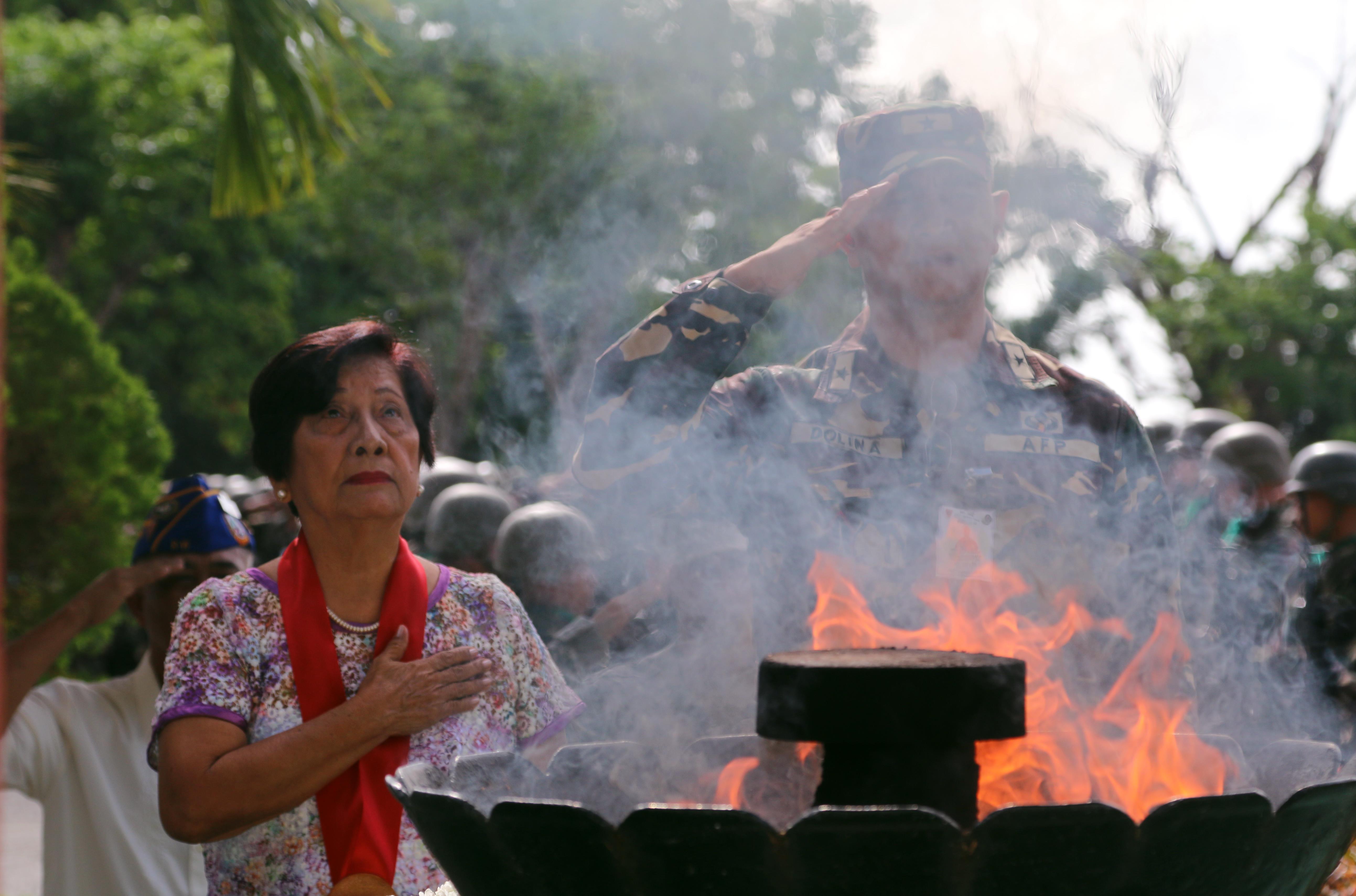 Death March memorialization during Balikatan 2016