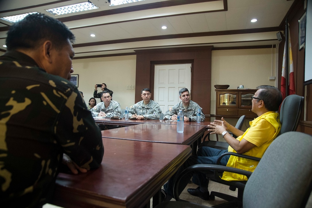 U.S. Service Members Visit Aklan Government Officials