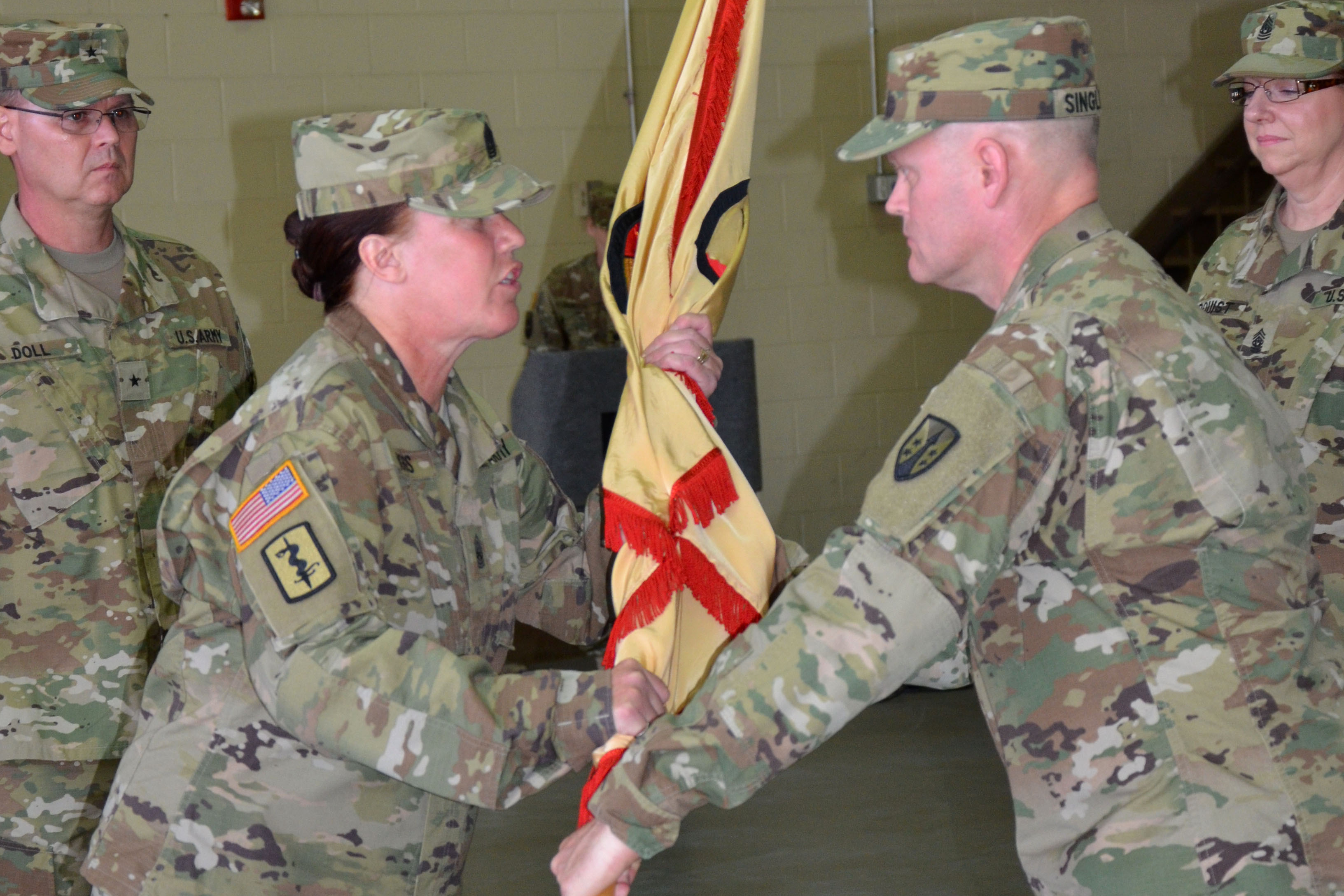 Army Reserve Sustainment Command welcomes new command sergeant major