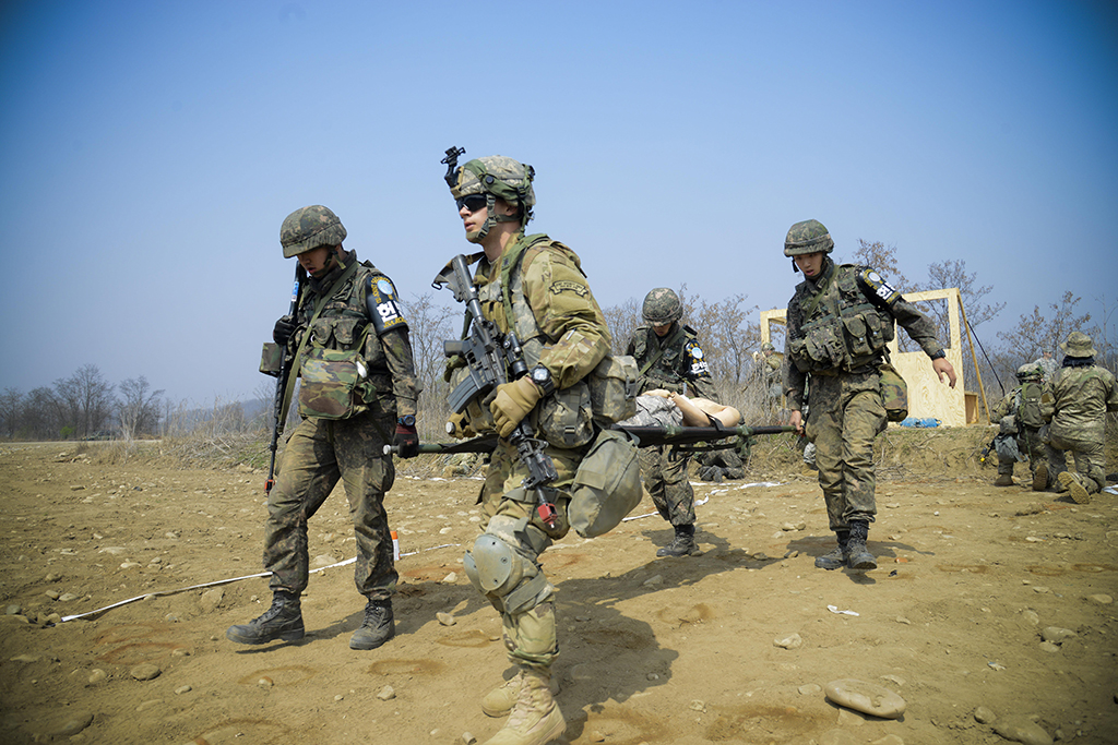US and ROK Service Members Train Together During Search and Recovery ...