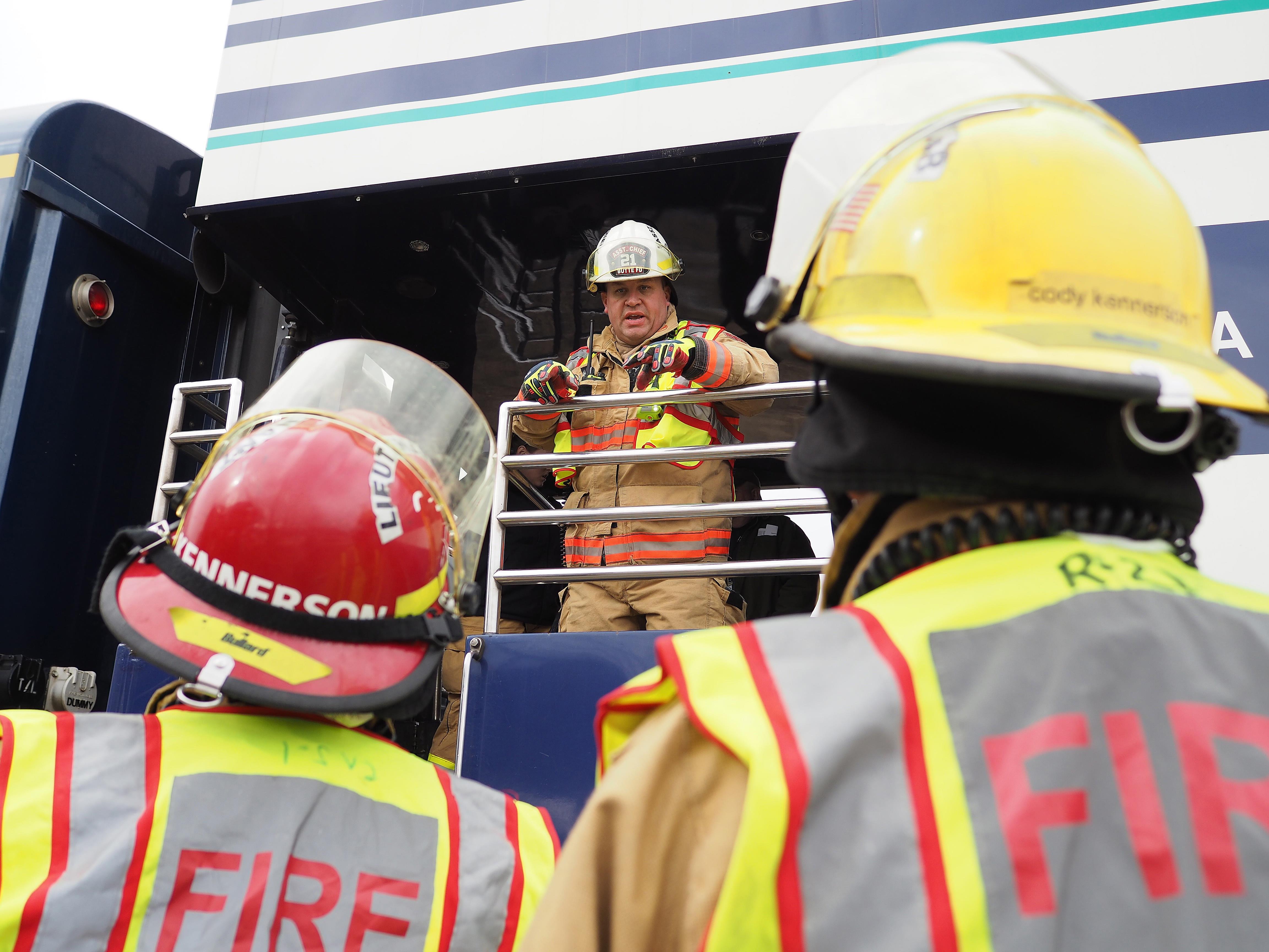 Directing Firefighters | U.S. Department of War