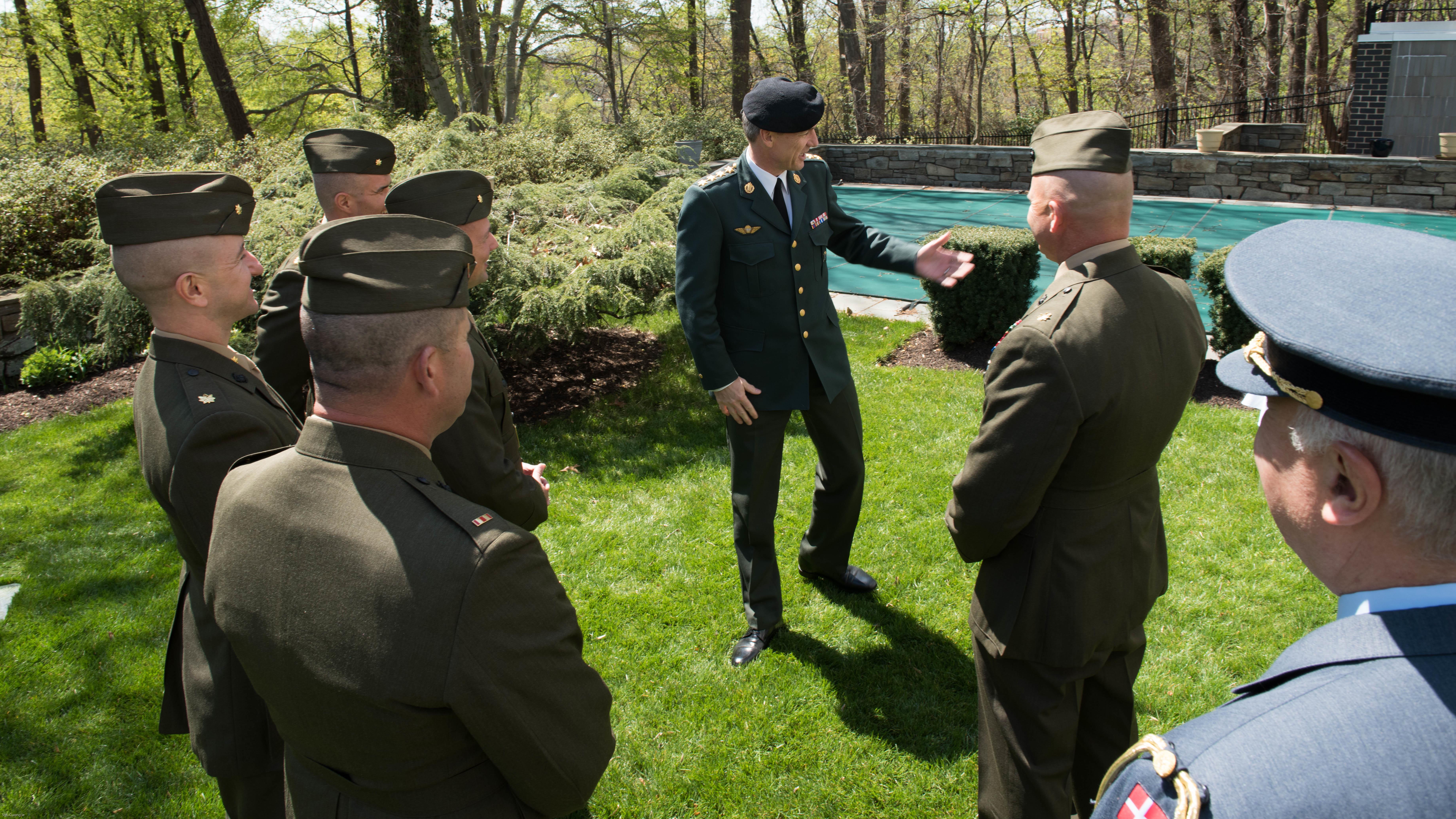 Marines awarded medals from Danish Gen. Peter Bartram