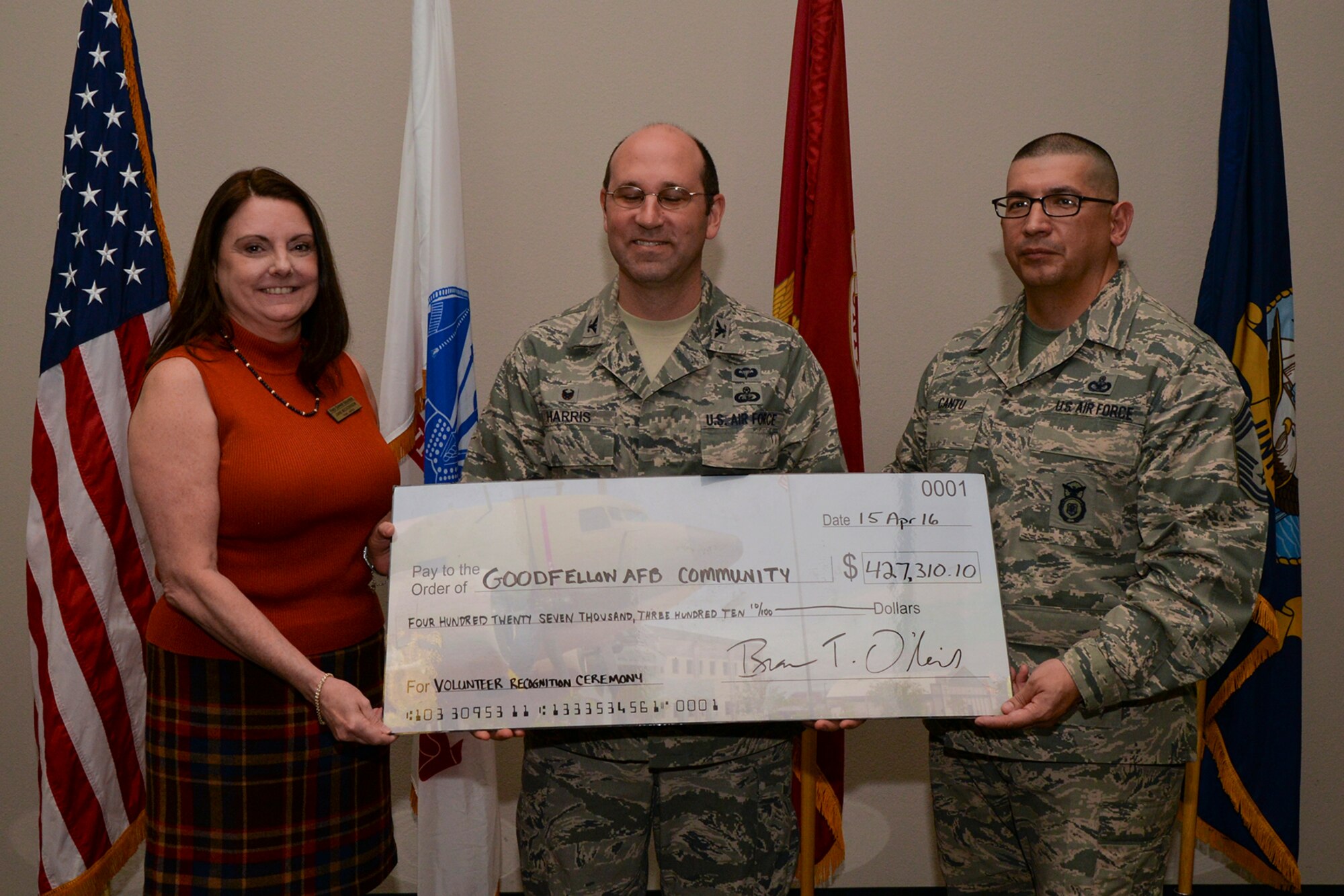 Goodfellow hosts volunteer recognition, awards ceremony > Goodfellow ...