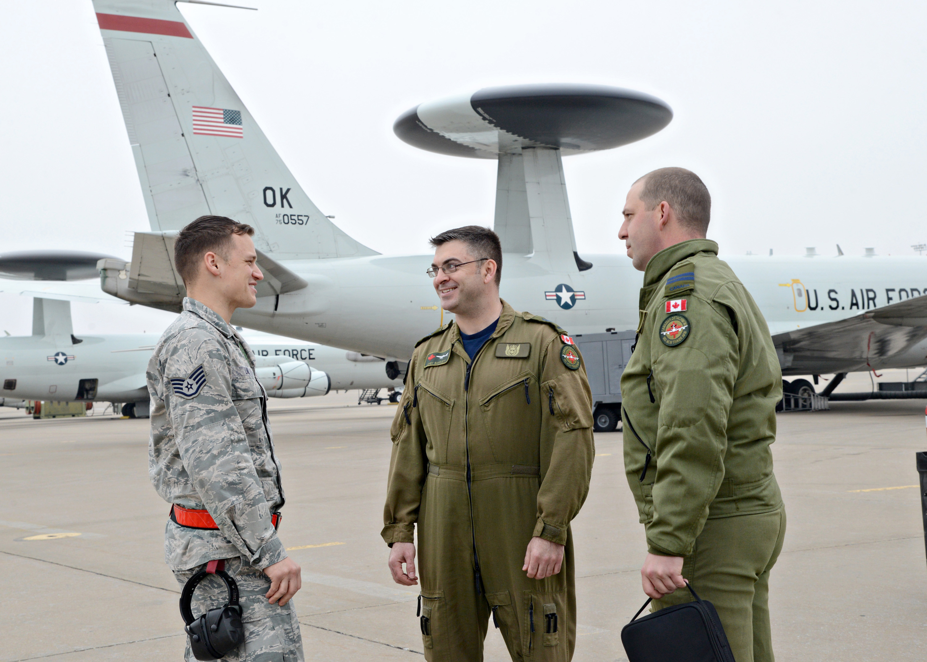 Between friends: Northern neighbors integrated into AWACS crews ...