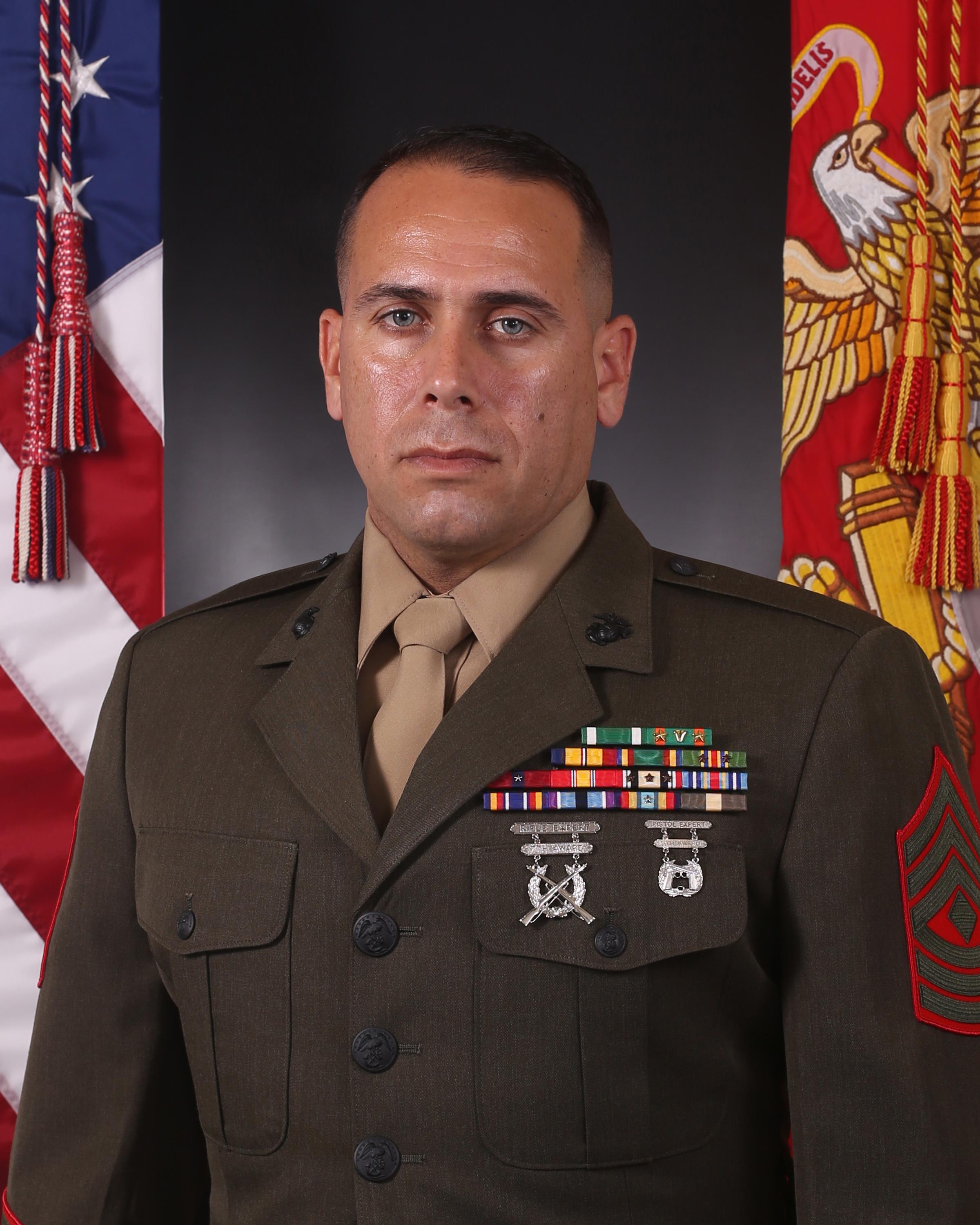 First Sergeant Michael Stout > Marine Corps Recruit Depot, San Diego ...