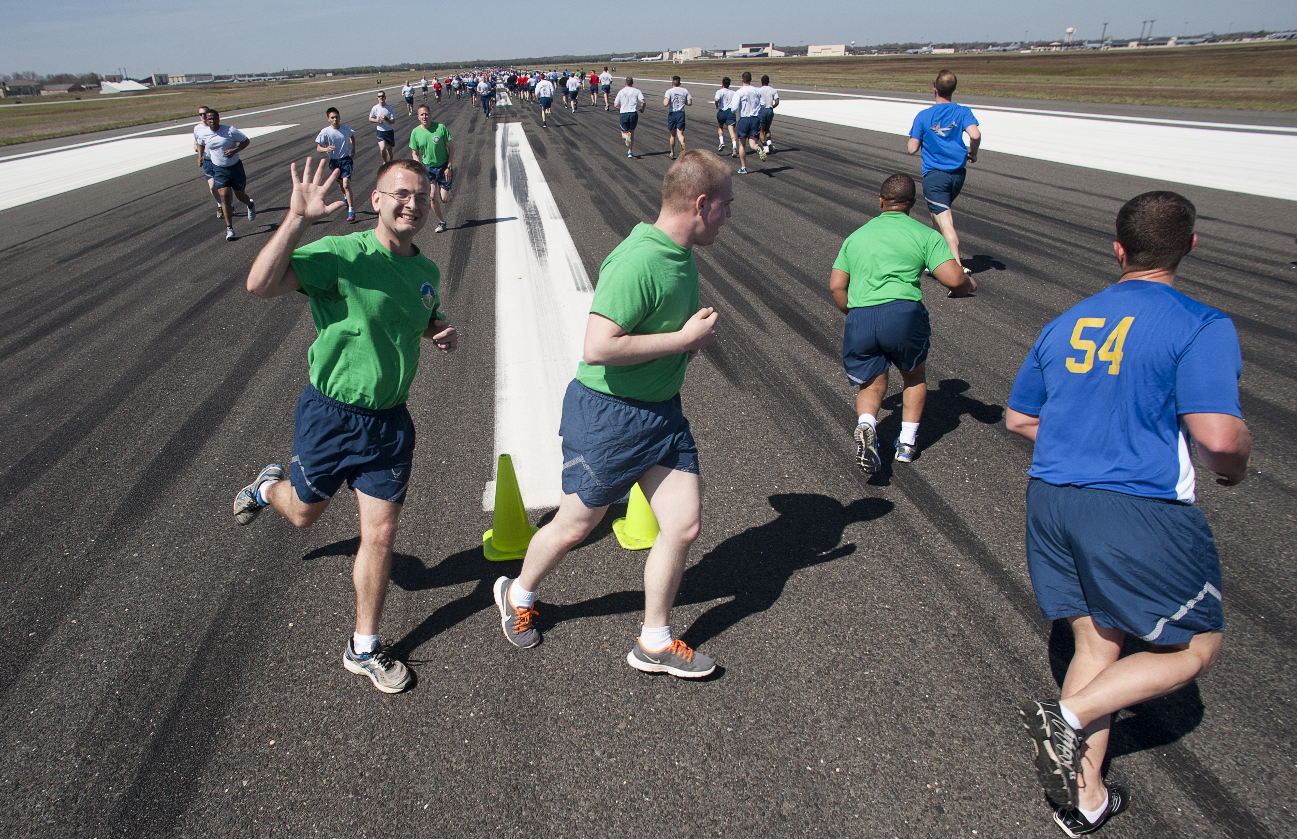 305th Air Mobility Wing 5k flightline fun run