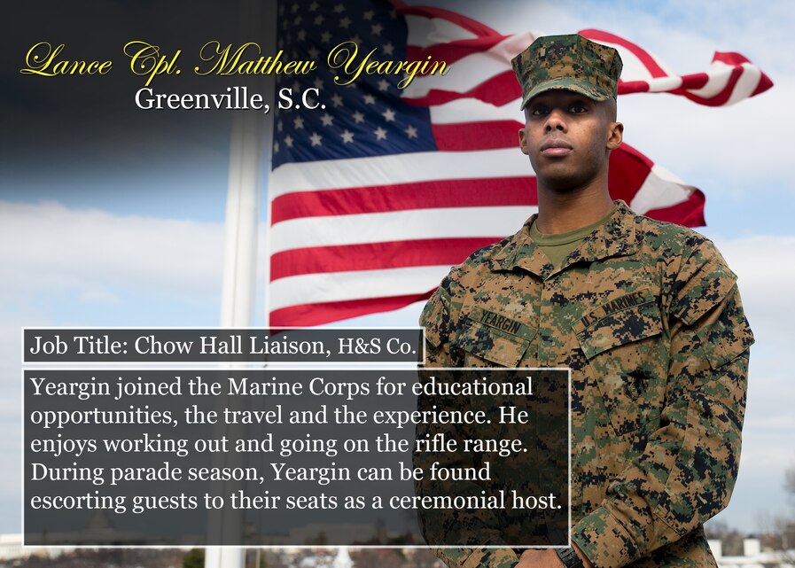 Meet Our Marines from South Carolina > Marine Barracks > News Article ...