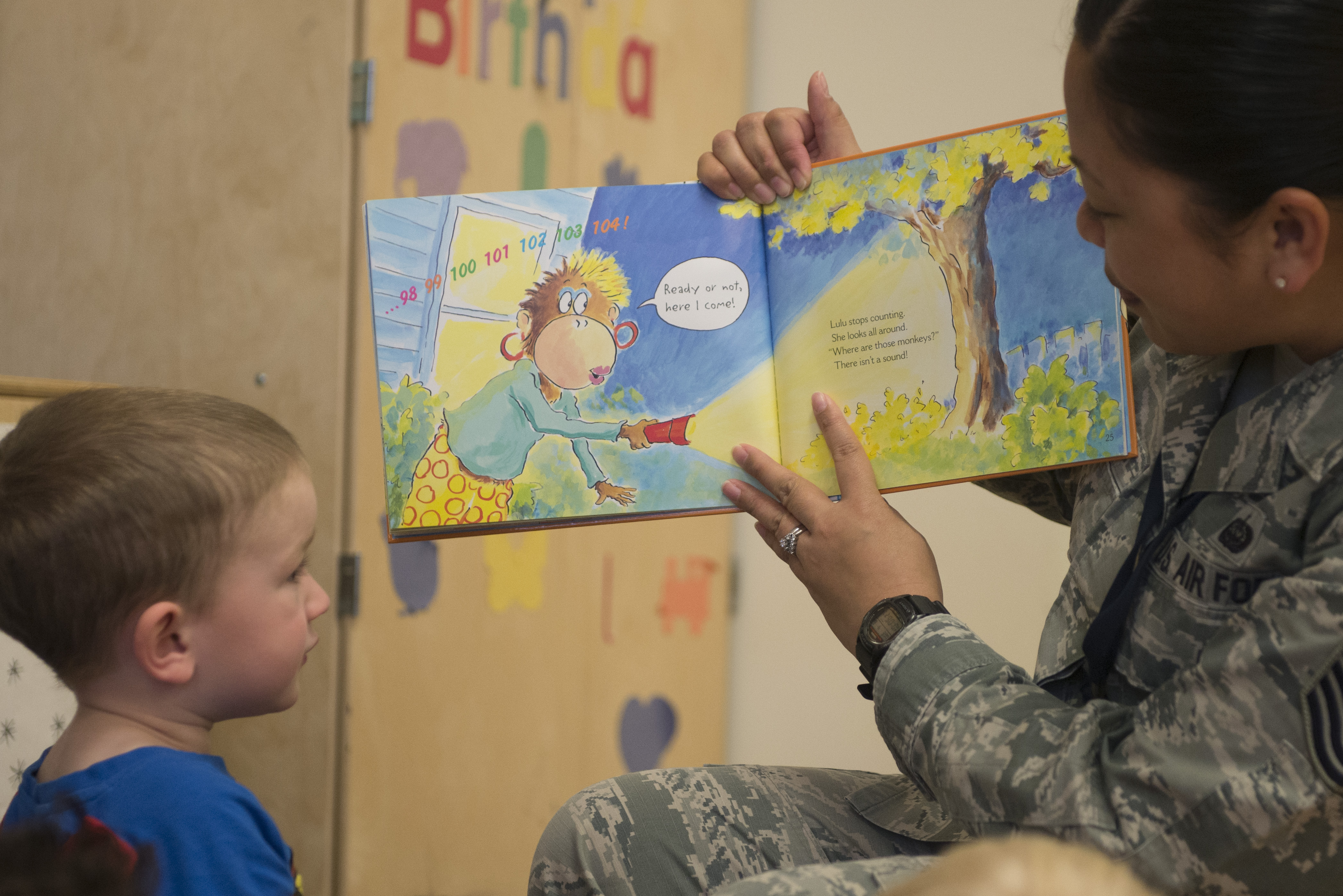 SAFB volunteers take part in reading program at CDC