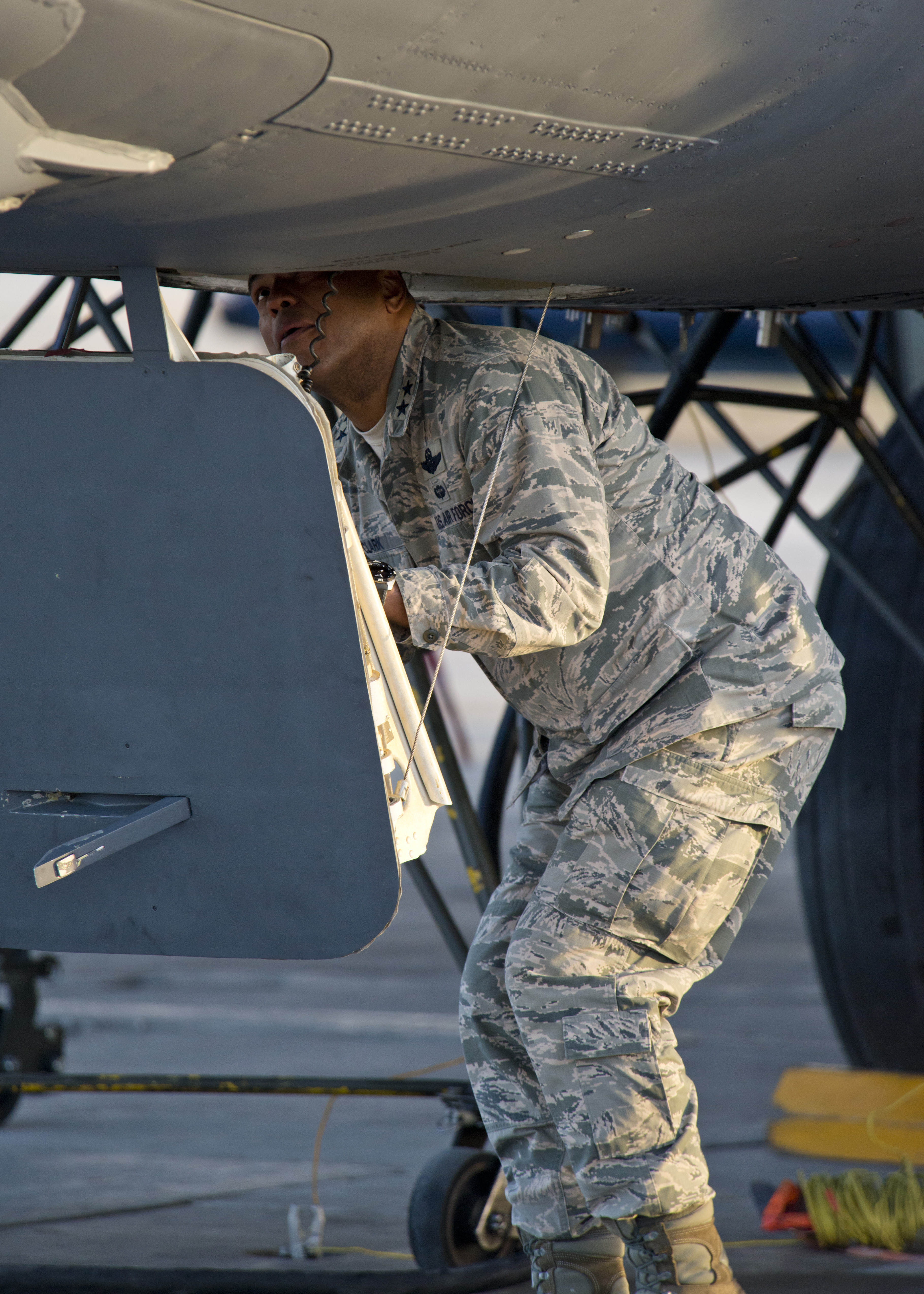 Maj. Gen. Clark Visits Minot During Constant Vigilance