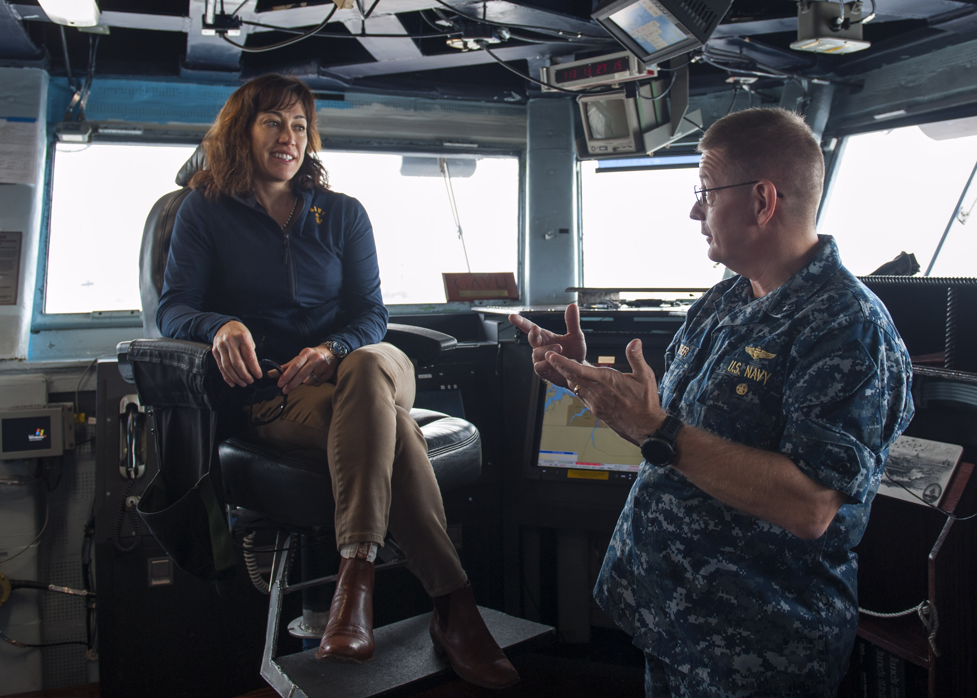 UNSECNAV Visits GHWB > United States Navy > display-pressreleases