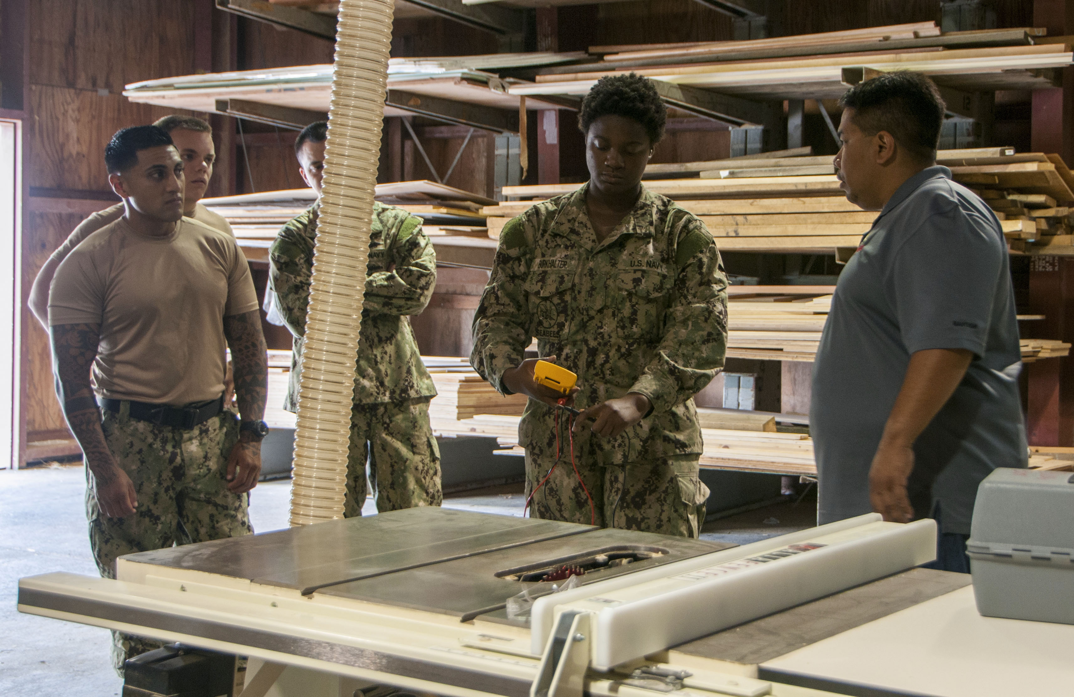 NAVFAC Self-Help Seabees Receive Essential Safety Training > Seabee ...