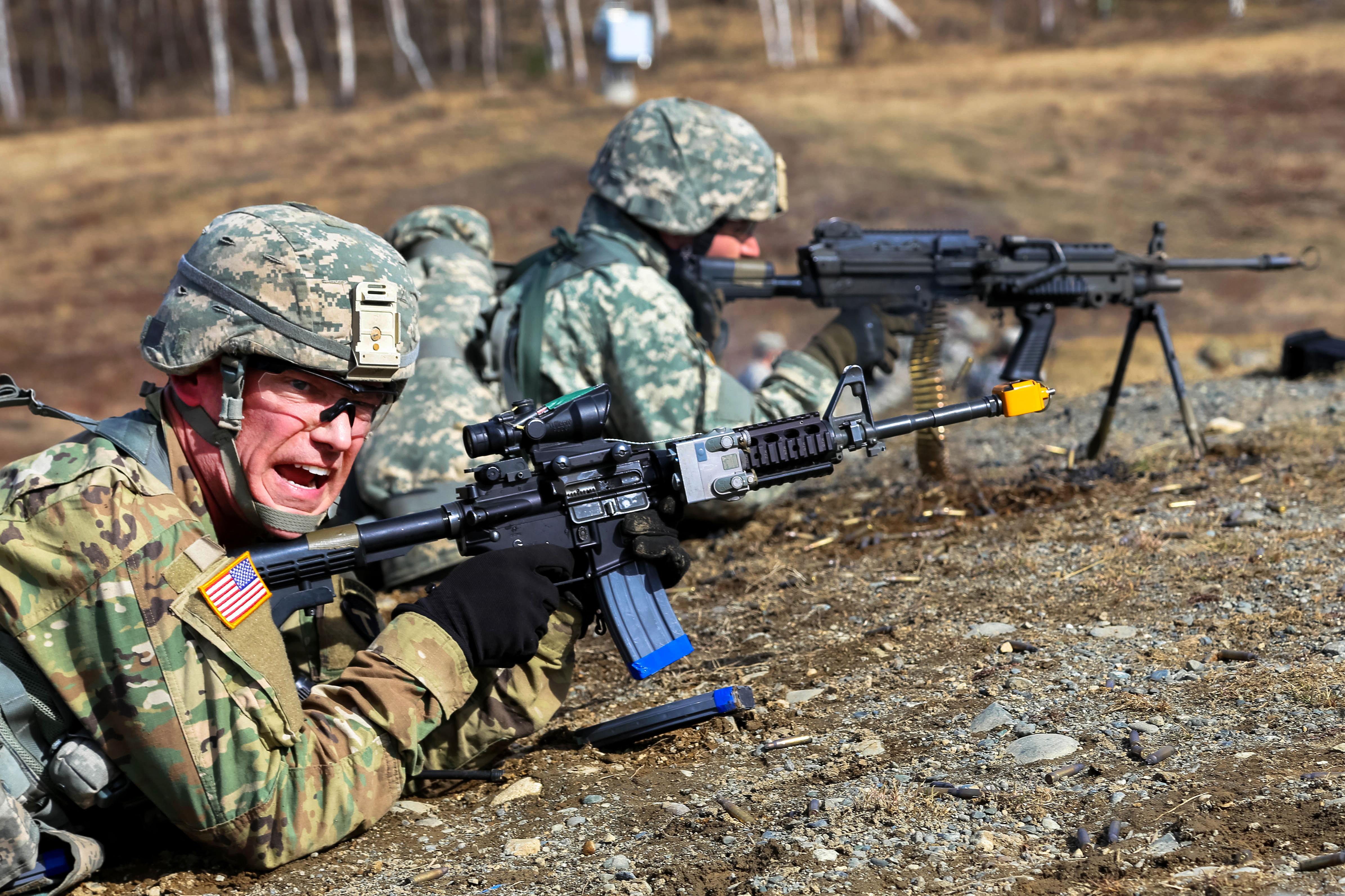 Shouting Orders | U.S. Department of War
