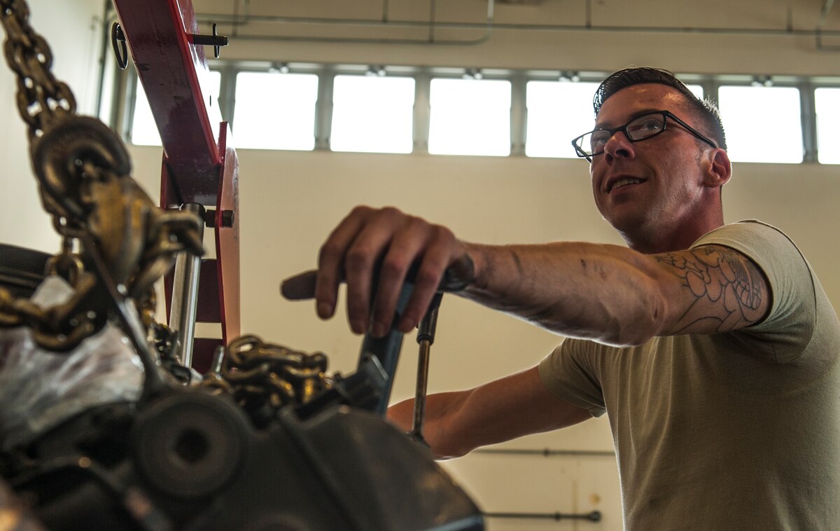 Air Force special purpose vehicle maintenance helps keep birds in the ...