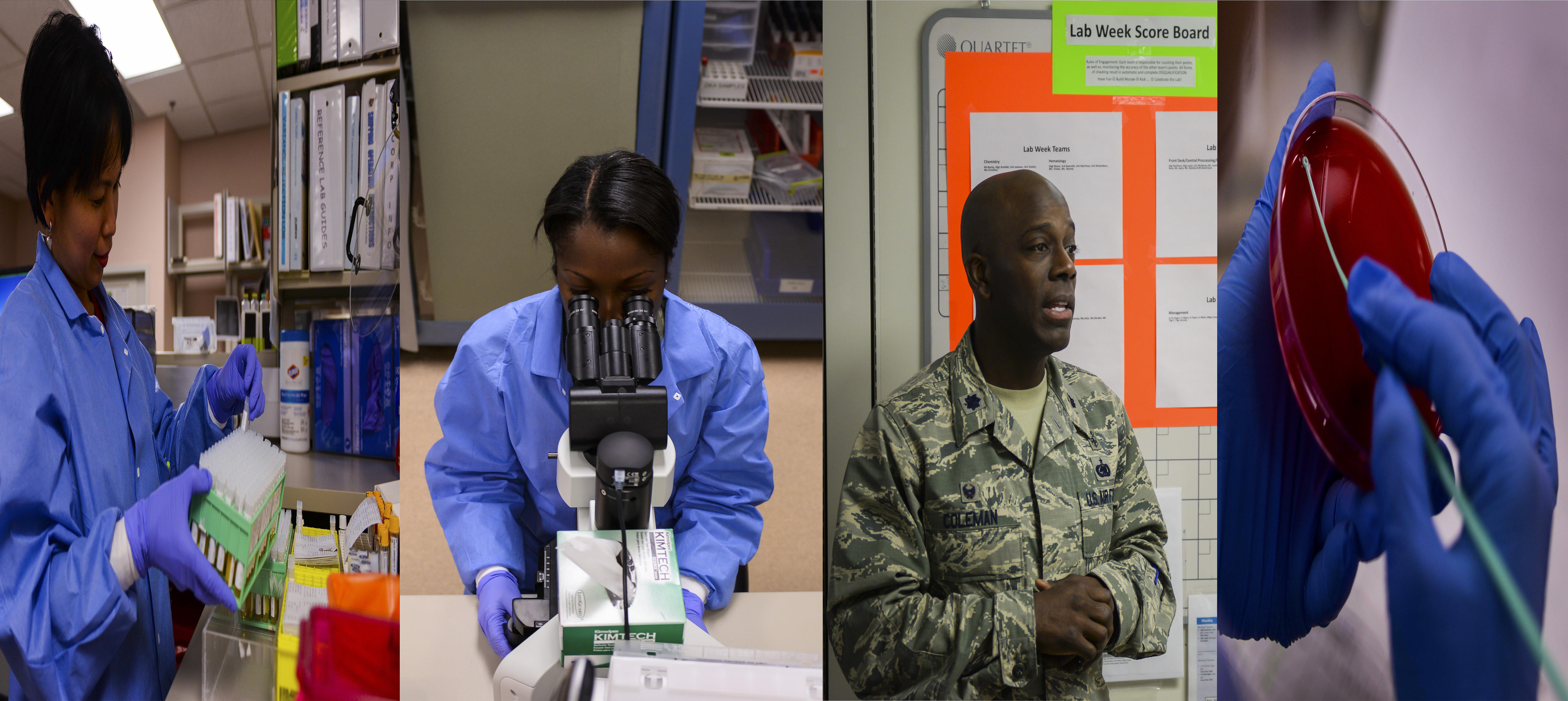 Under a microscope: Medical Laboratory Professionals Week > Air Force ...