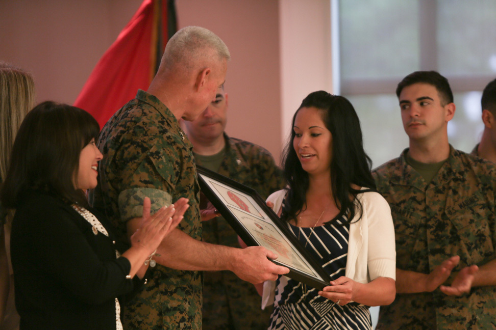 II MEF honors volunteers > II Marine Expeditionary Force > II MEF News