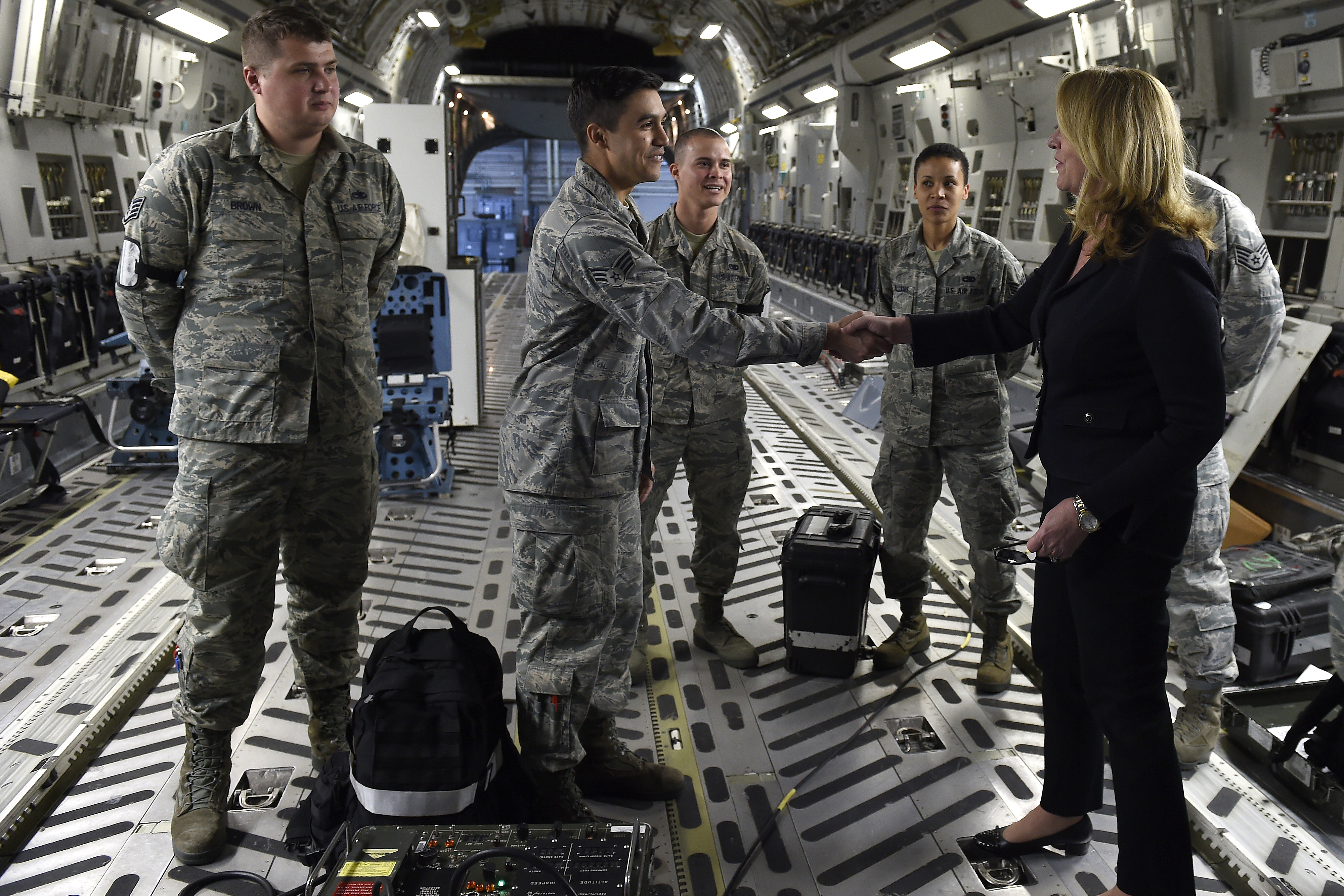 Secretary of the Air Force visits McChord Field > Air Mobility Command ...