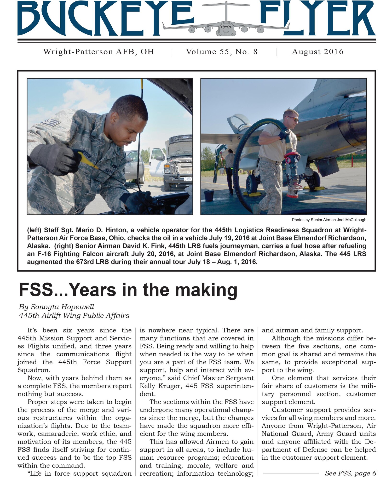 August issue of the Buckeye Flyer now available > 445th Airlift Wing > Article Display