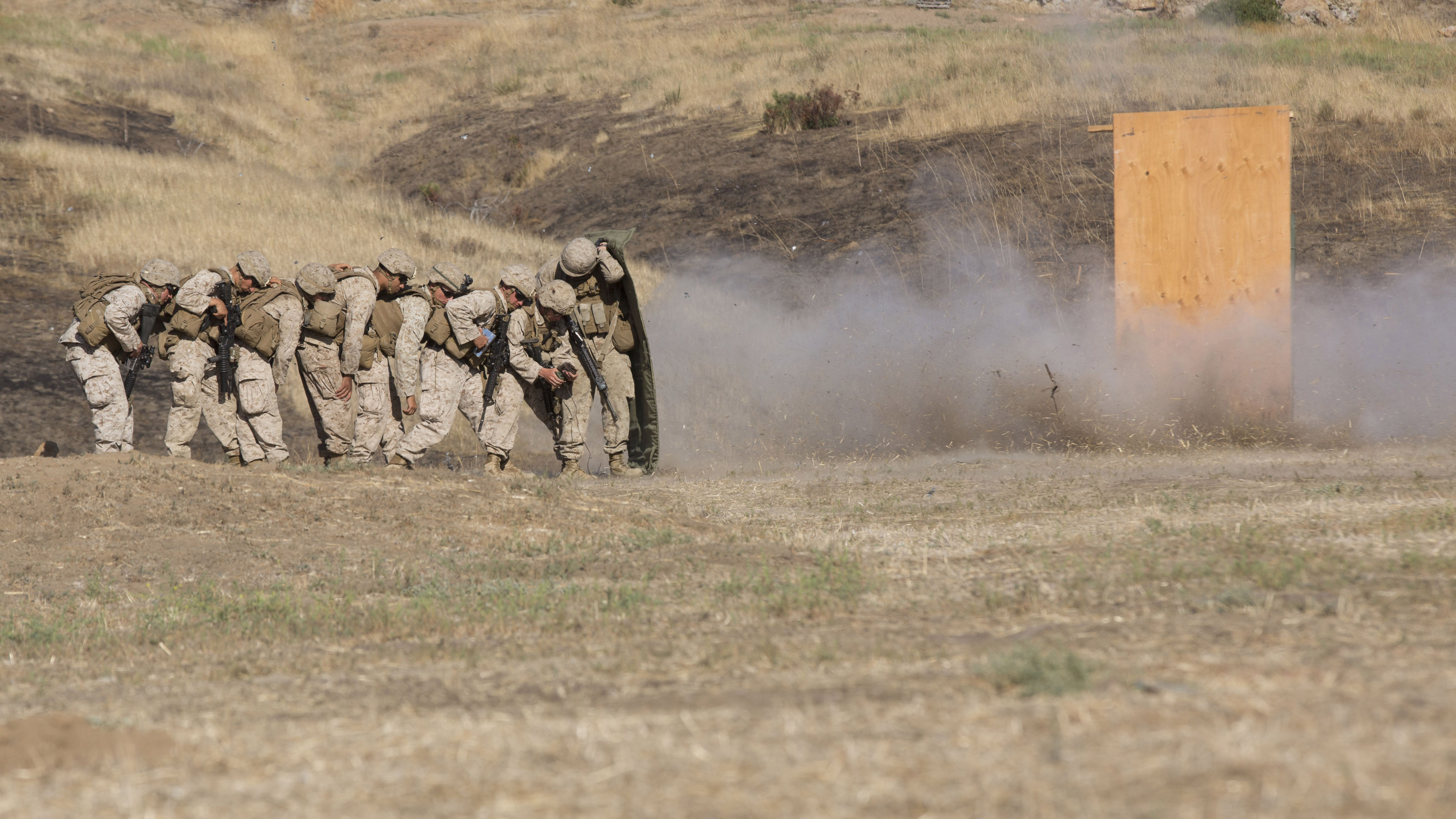1st Battalion, 5th Marines, Conduct Urban Breaching at Demolition Range ...