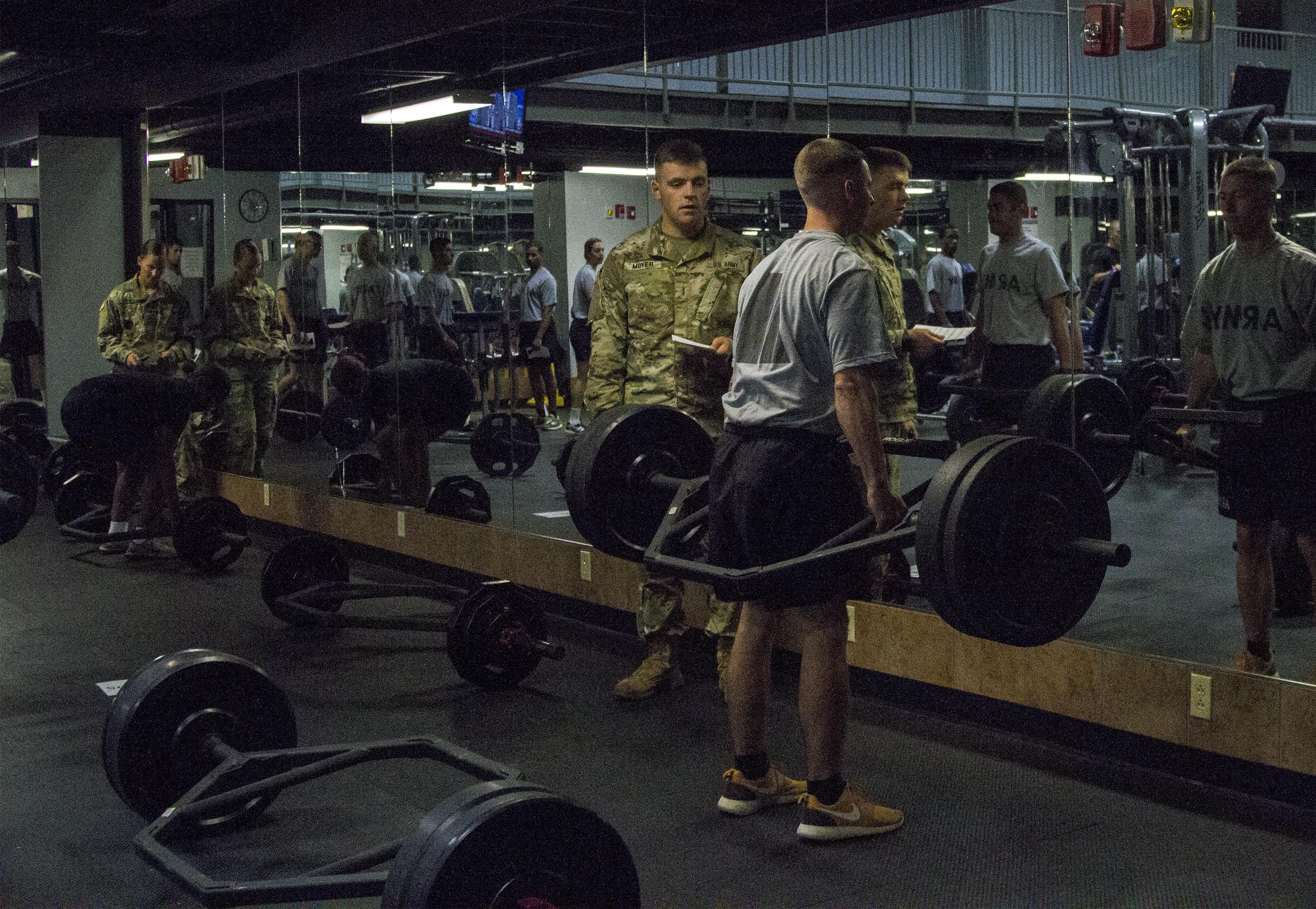 Task Force Wolf Instructors assist Cadets with OPAT during CST16