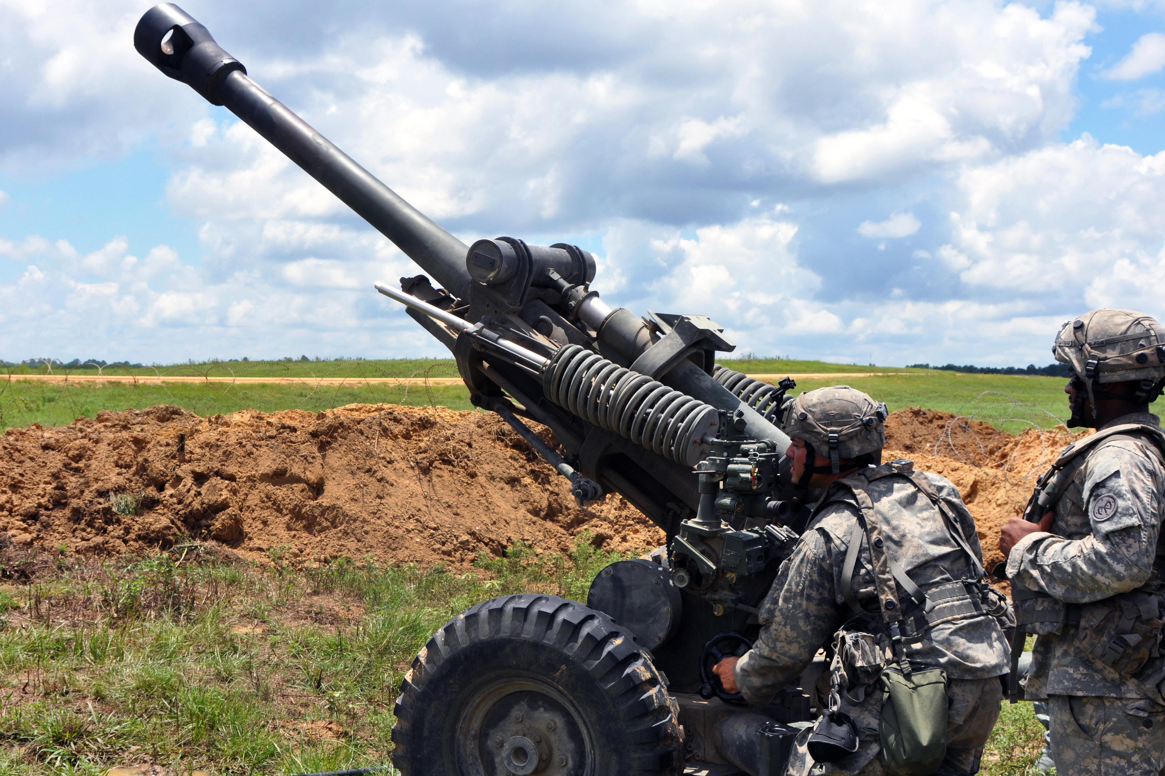 Howitzer Aim | U.S. Department of War