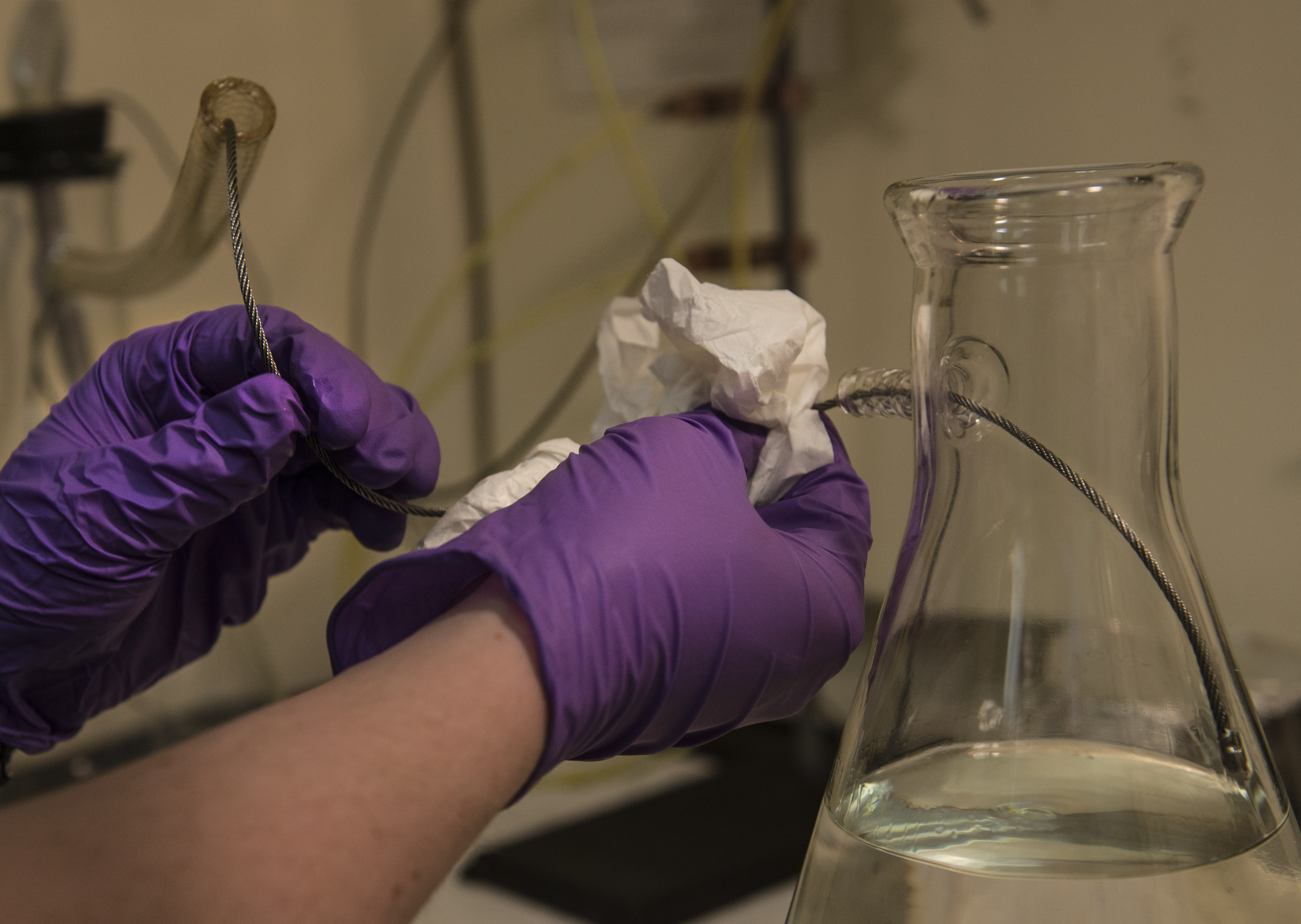 375th LRS tests fuel samples > Scott Air Force Base > News