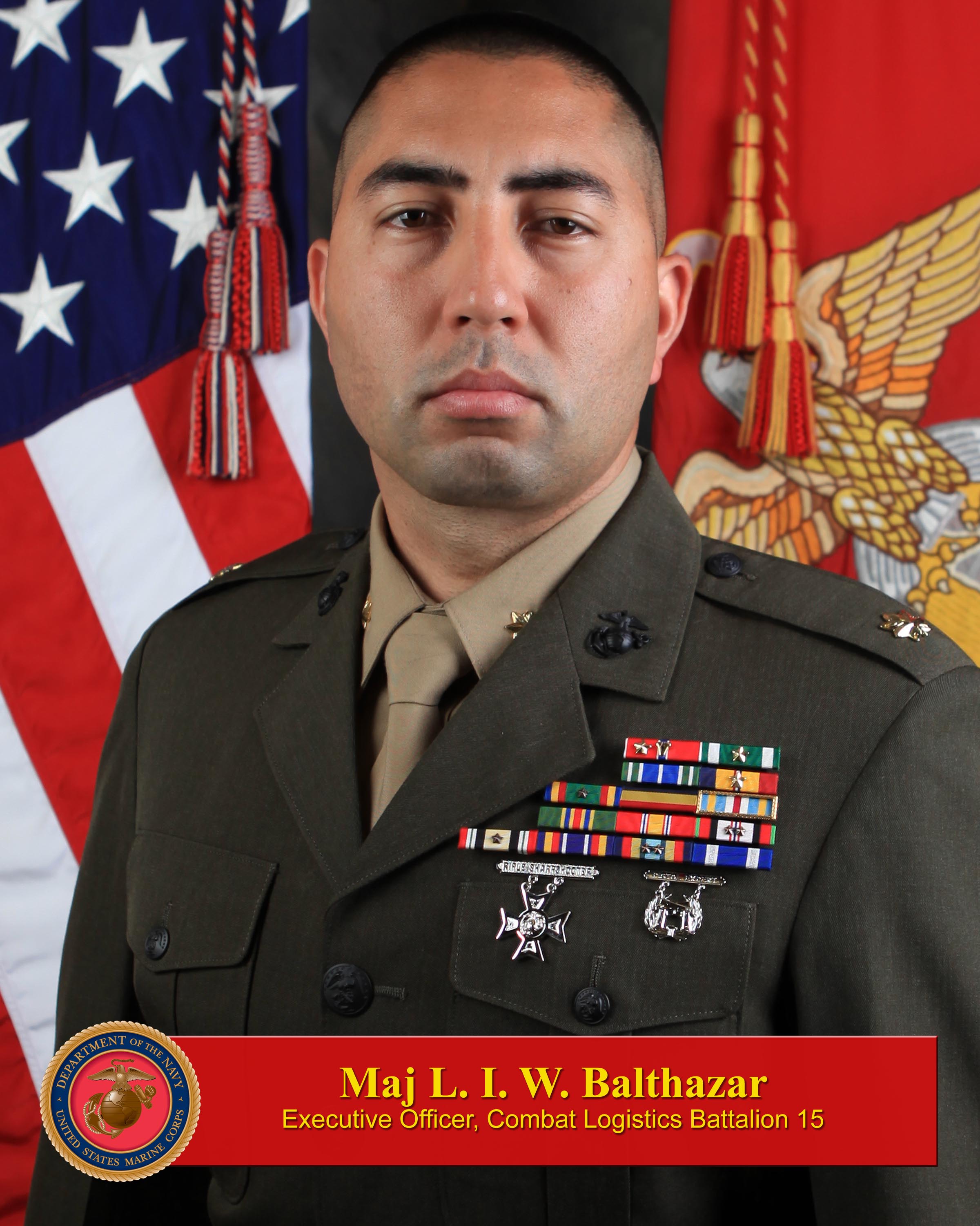 Major Luke Balthazar > 1st Marine Logistics Group > Leaders
