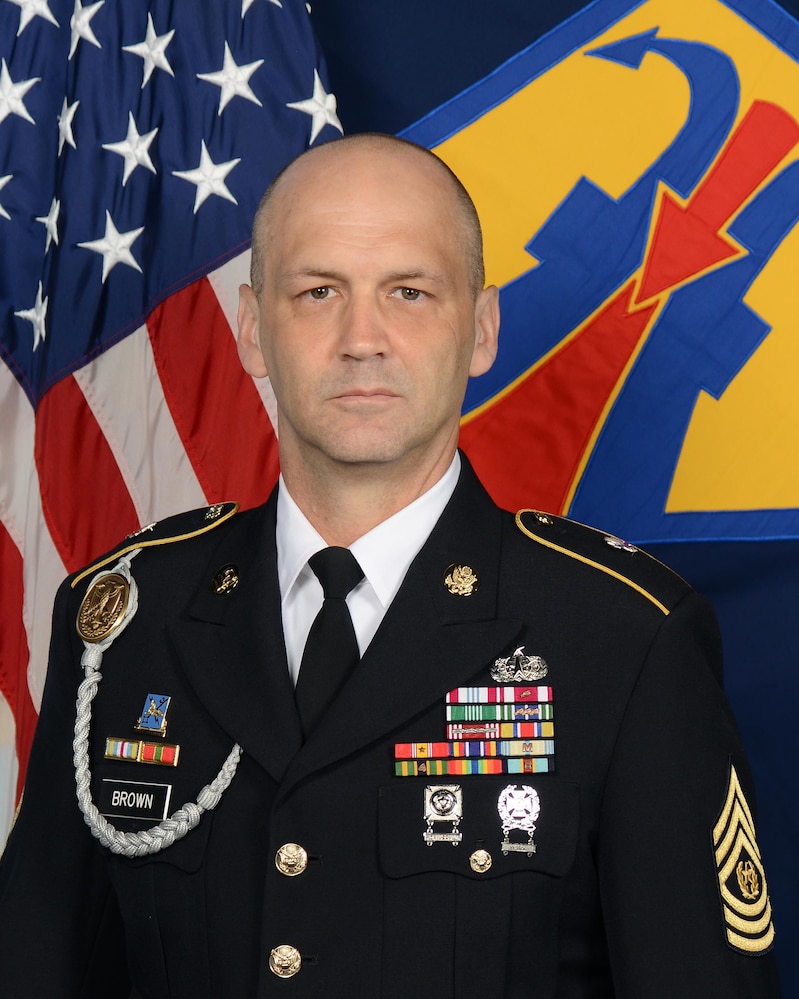 Command Sgt. Maj. Raymond Brown