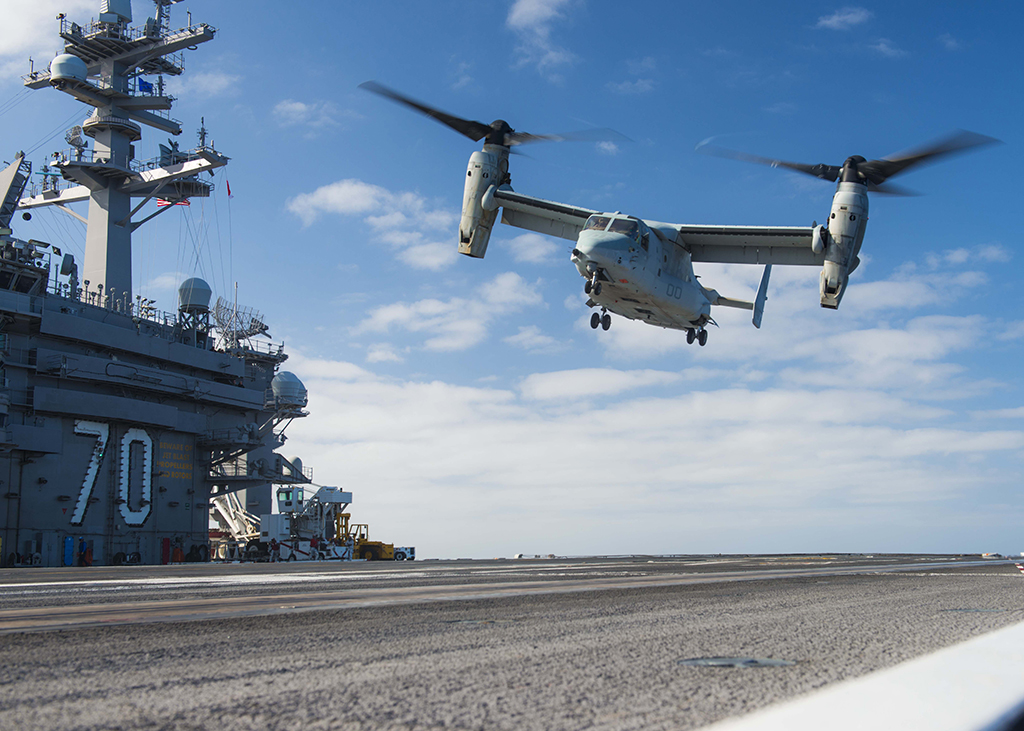 Vinson Completes V-22 Osprey Fleet Battle Experiment > U.S. Indo ...