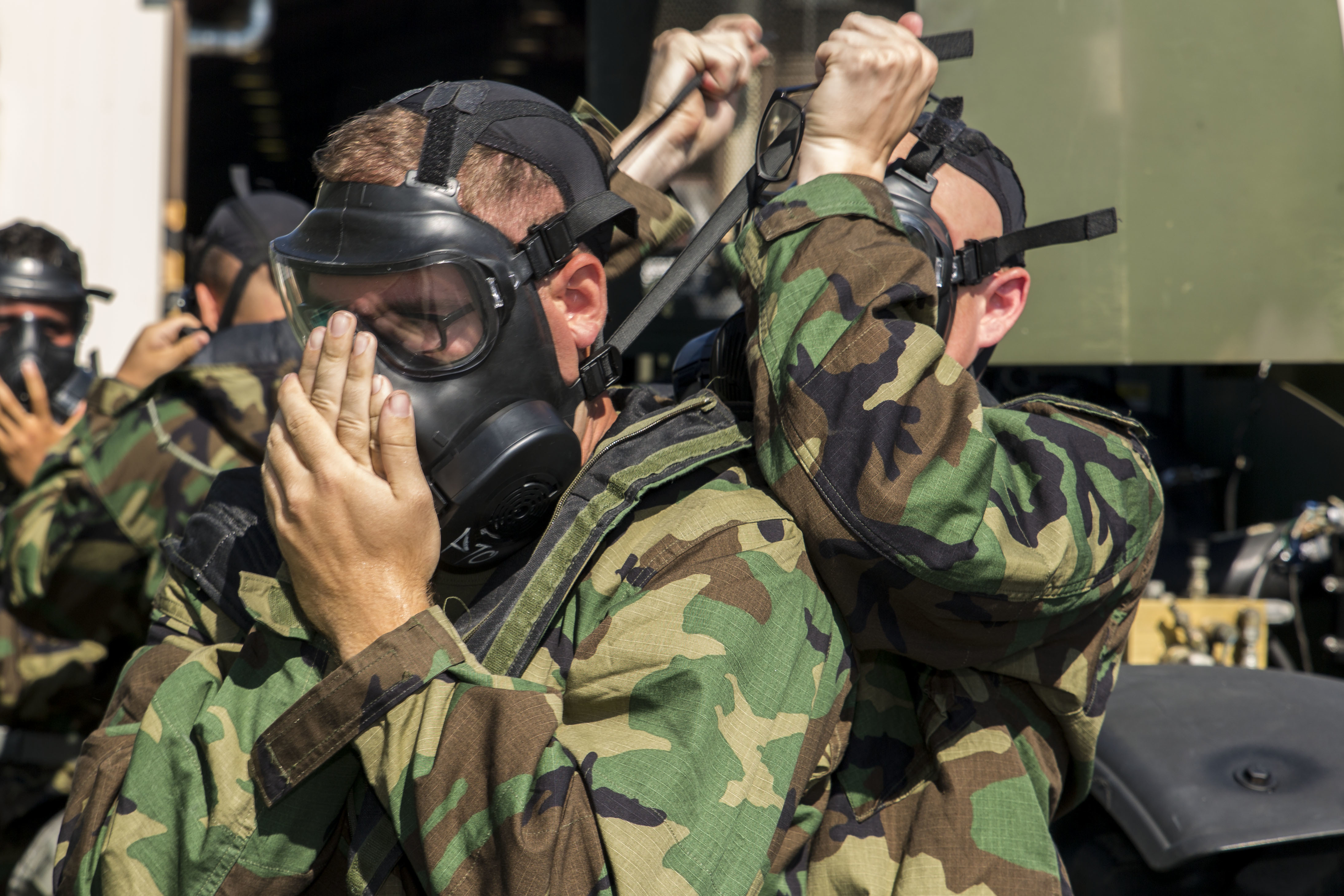 US Marines train for garrison and operational environments