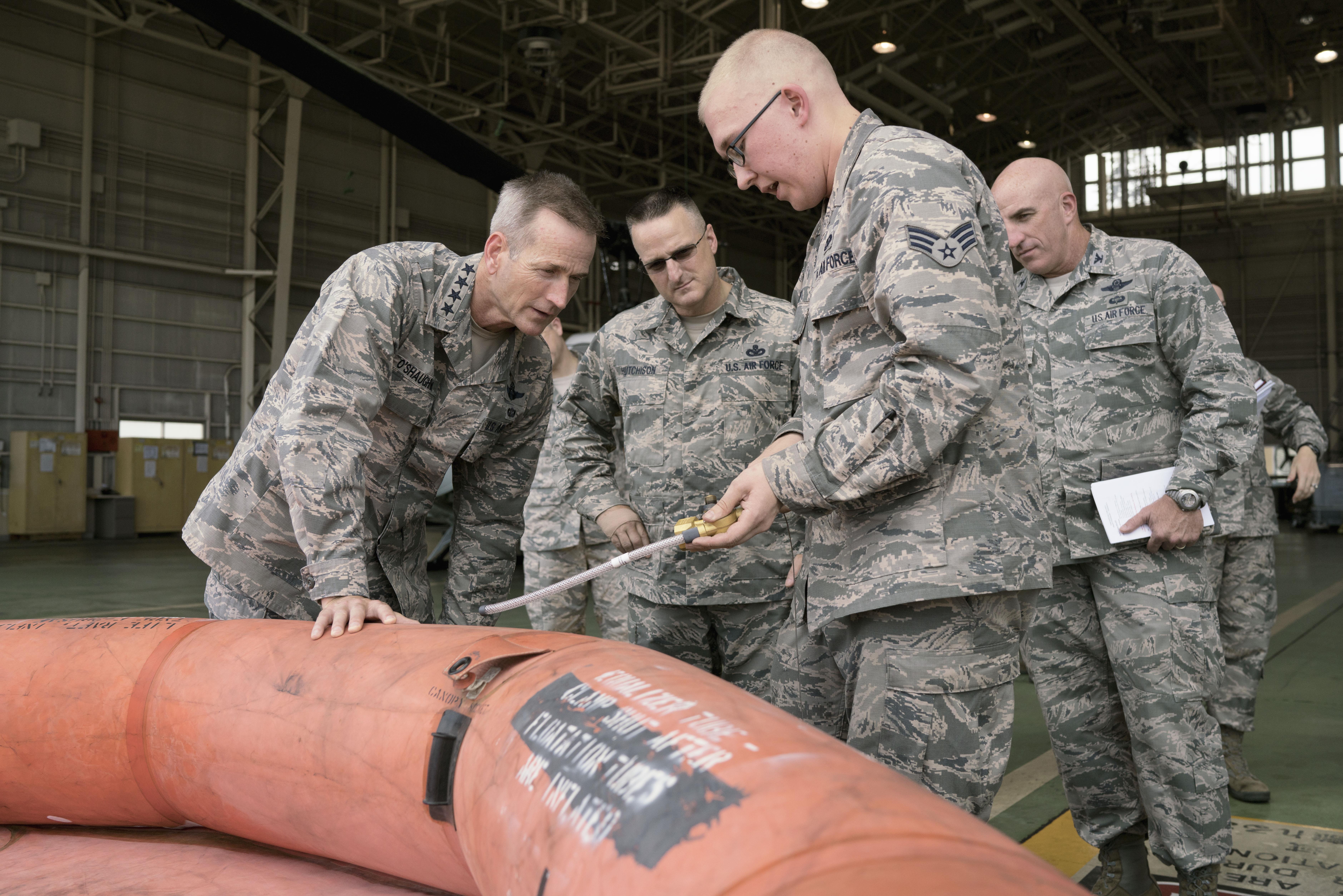 O’Shaughnessy meets with Japan defense leaders, PACAF Airmen during ...