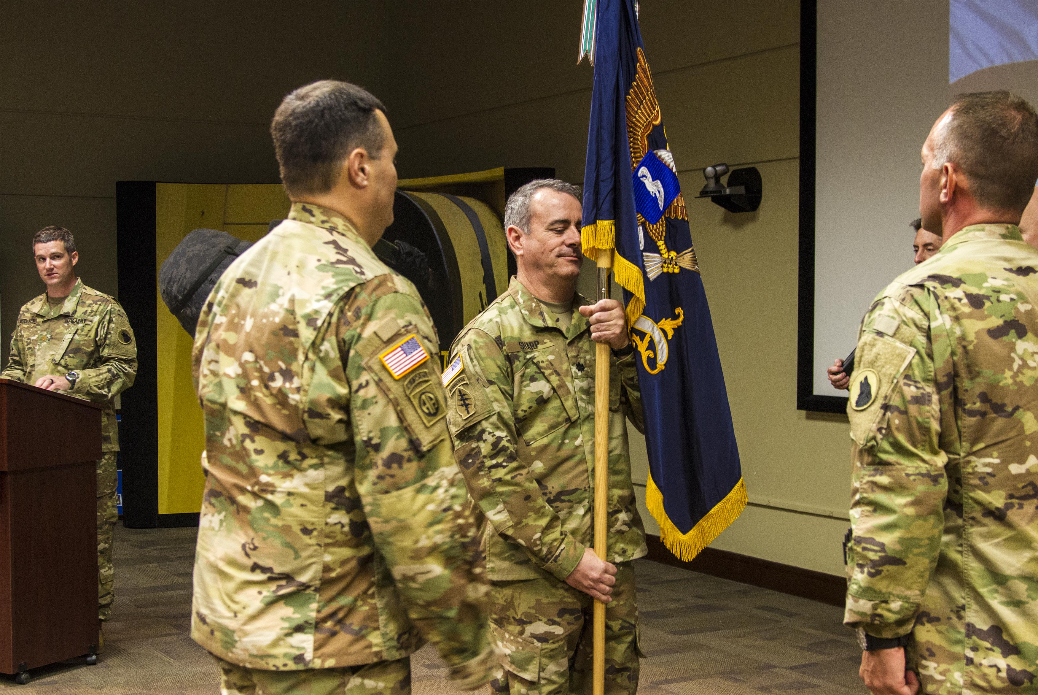 4th Battalion, 413th Regiment (SROTC) change of command at Ft. Knox