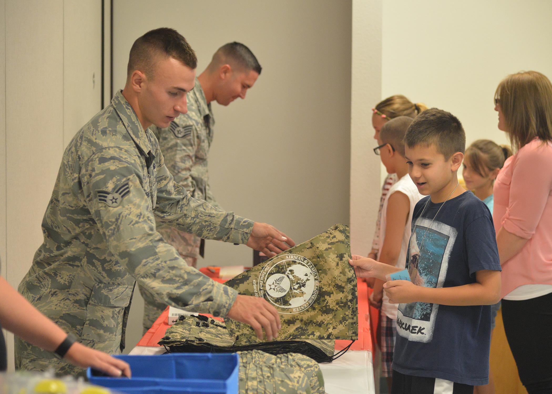 Kids get taste of deployment process > Kirtland Air Force Base ...