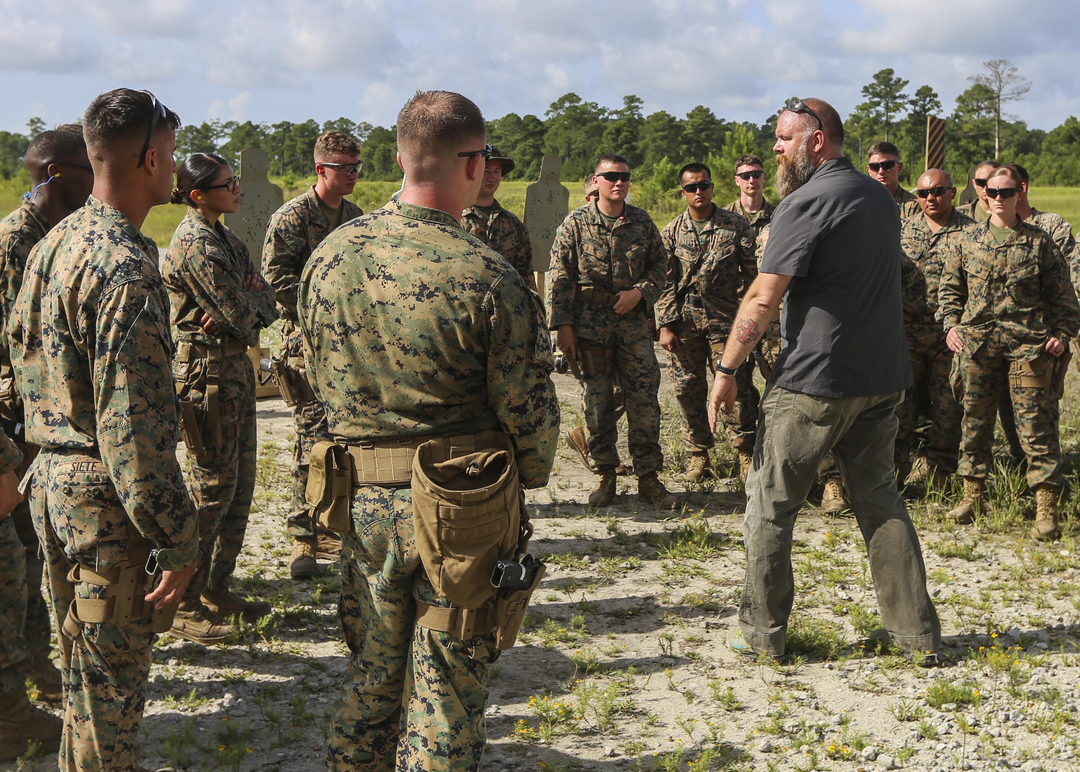 2nd LEB conducts weapon training package > II Marine Expeditionary ...