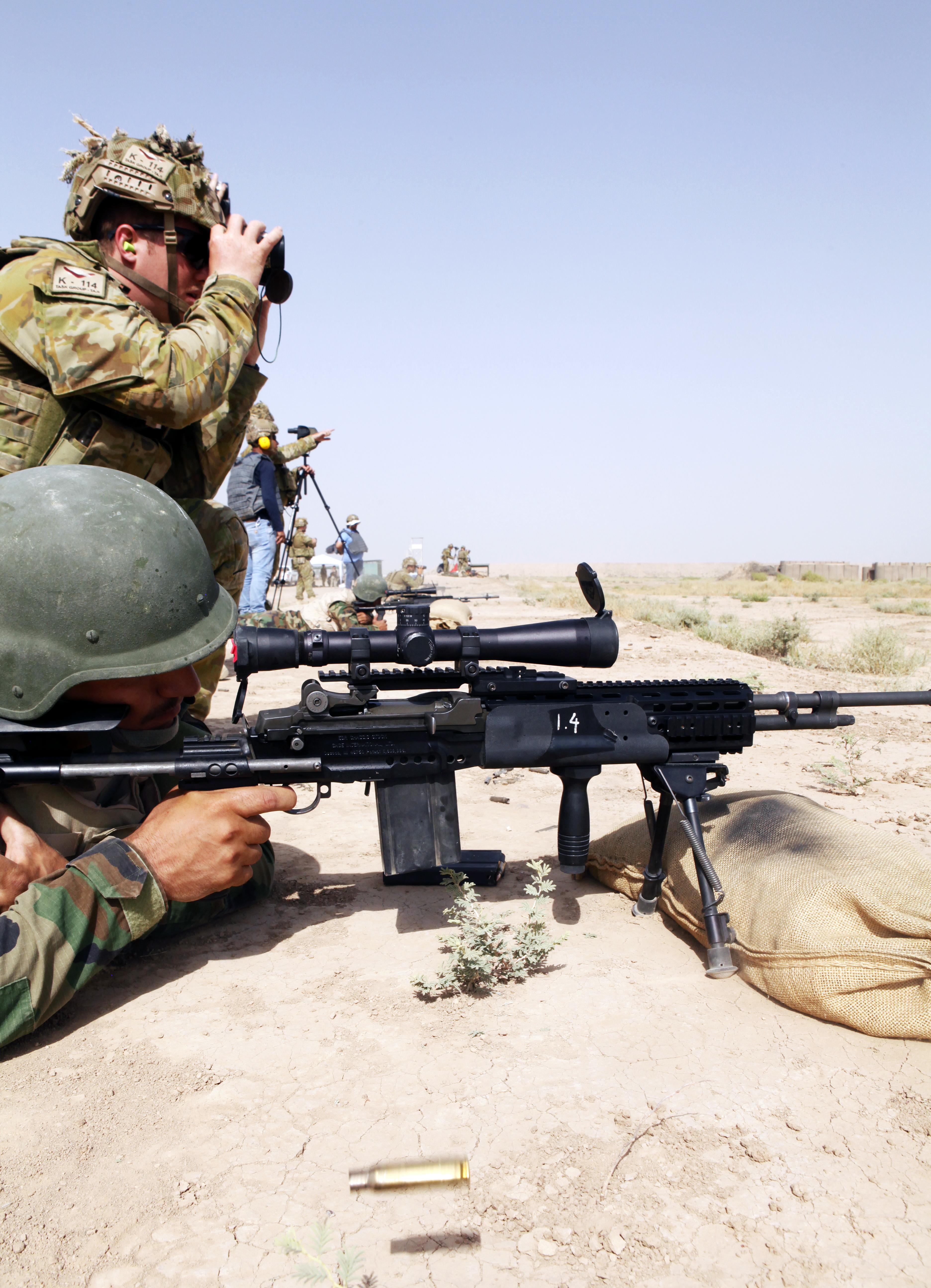 Task Group Taji conducts sniper training