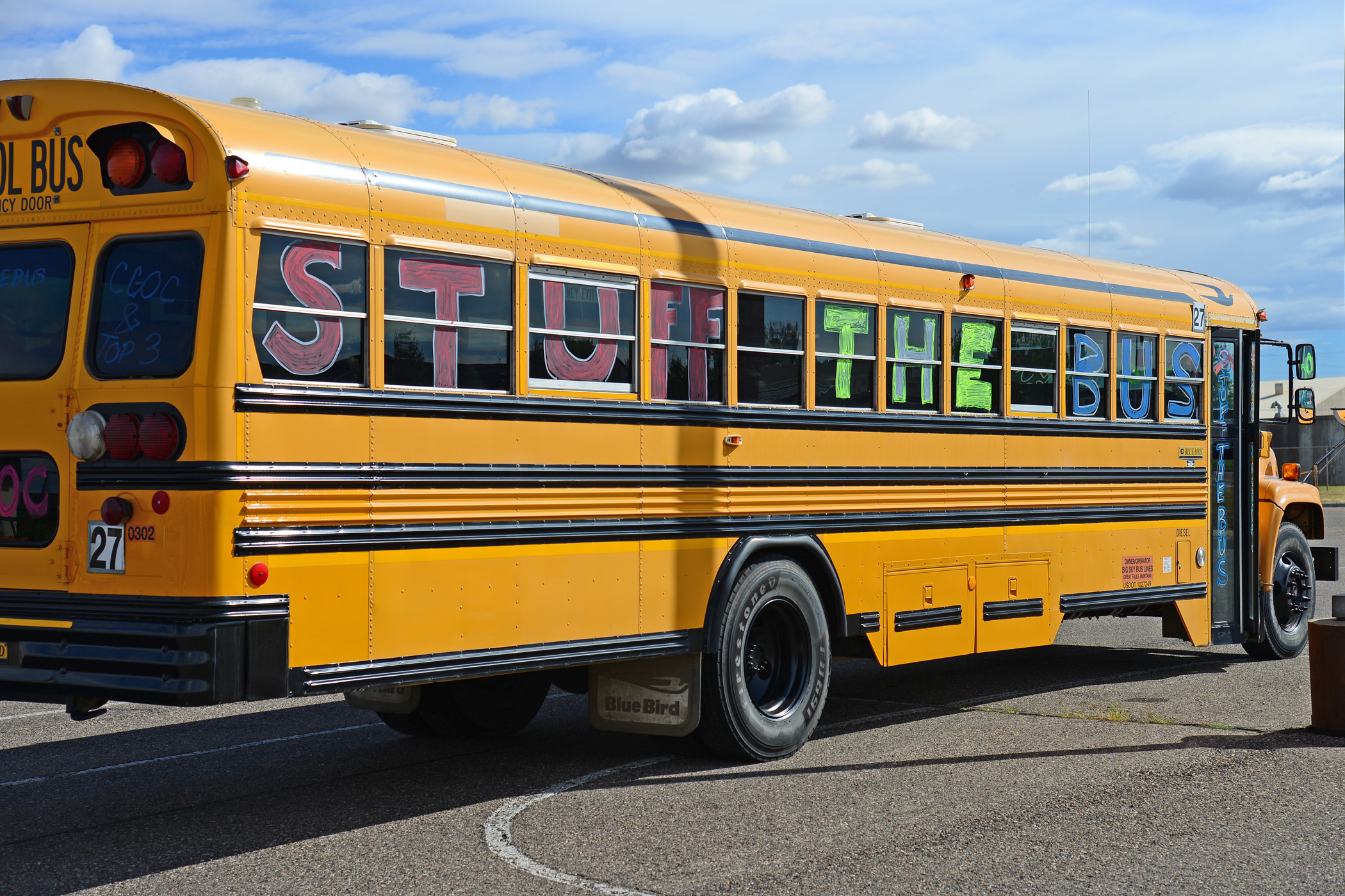 Malmstrom 'Stuffs the Bus' > Malmstrom Air Force Base > Article Display