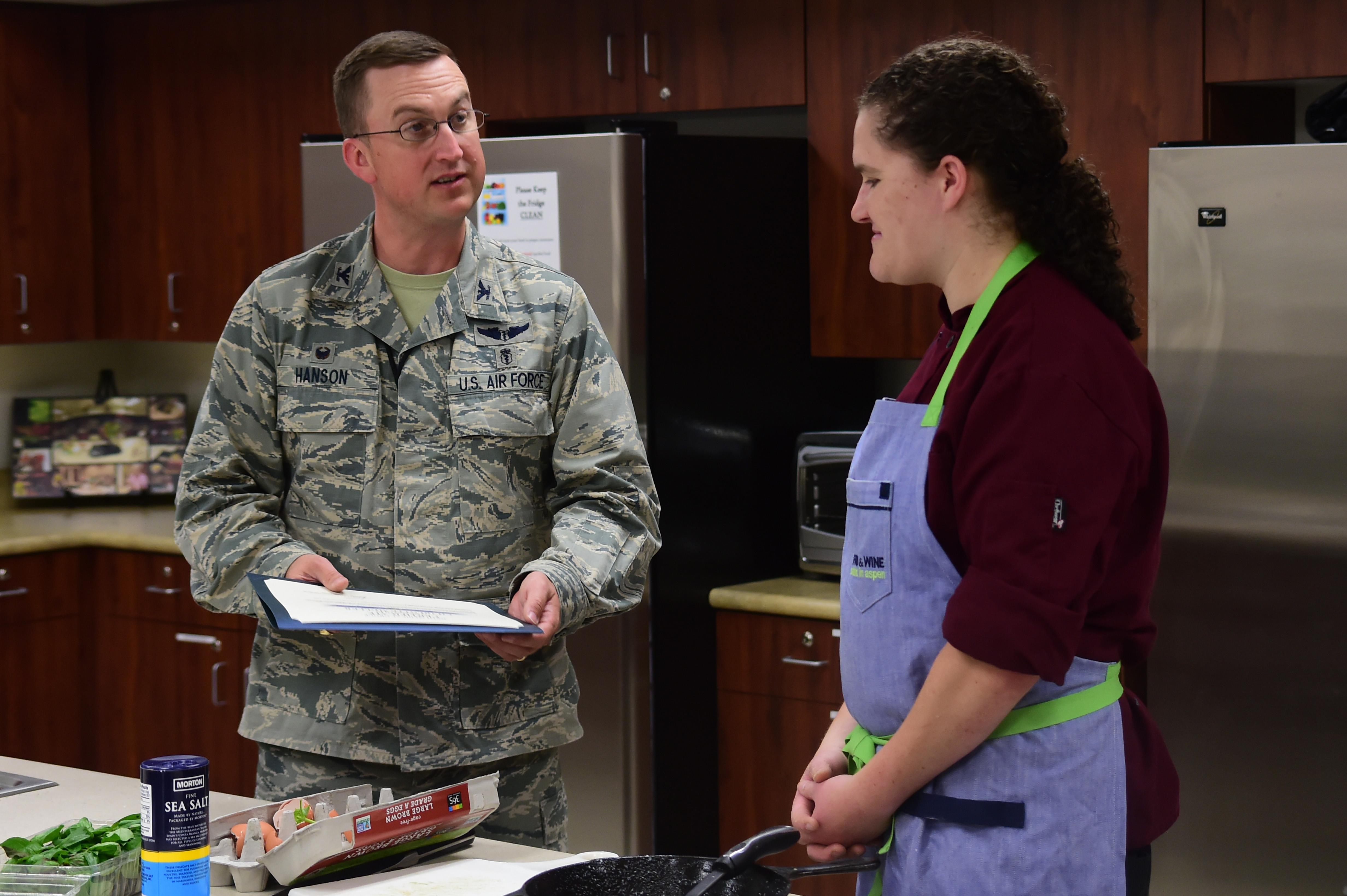 460th Medical Group holds cooking demonstration