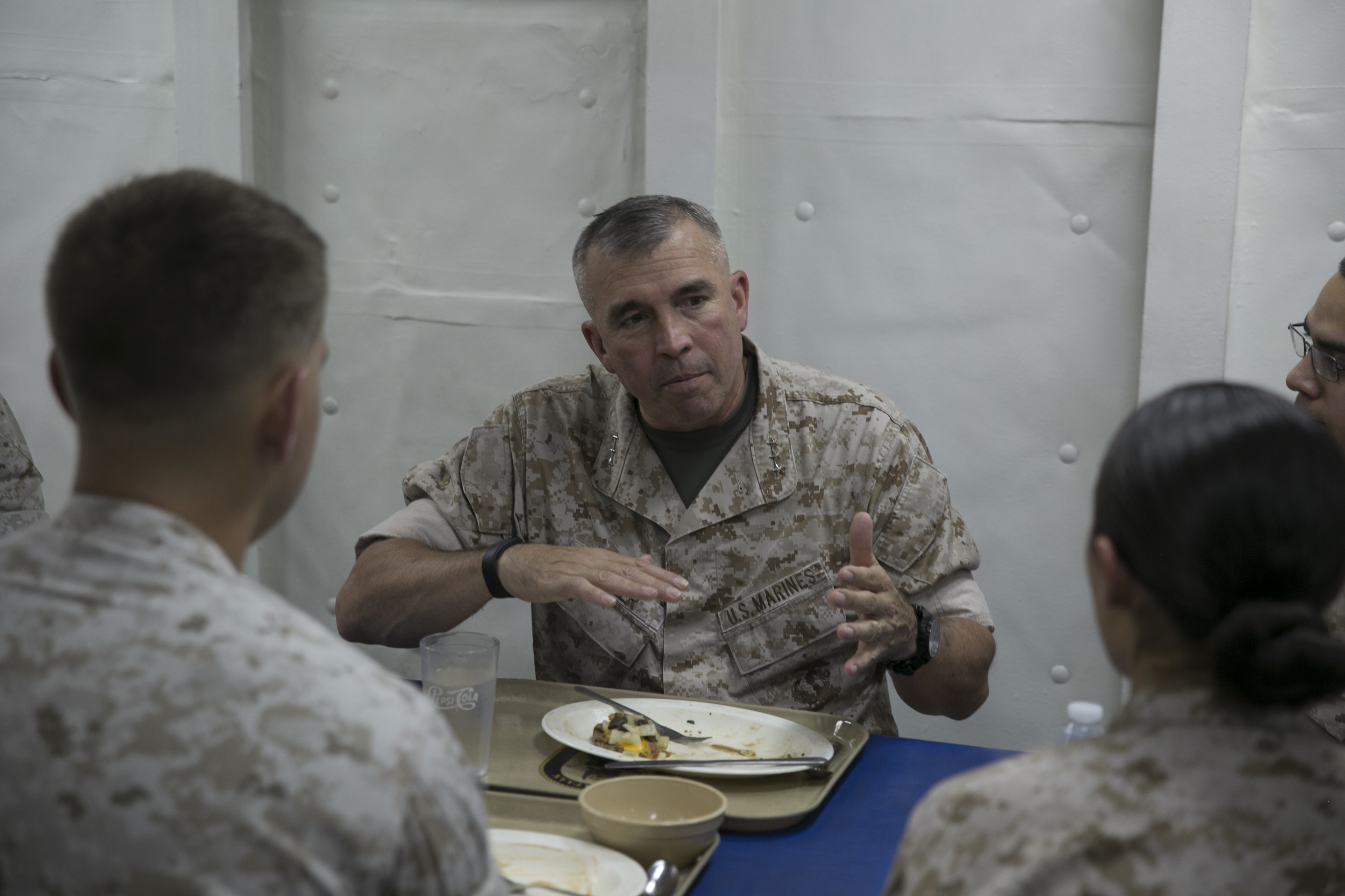 Commander, U.S. Marine Corps Forces Command visits USS Bataan during ...