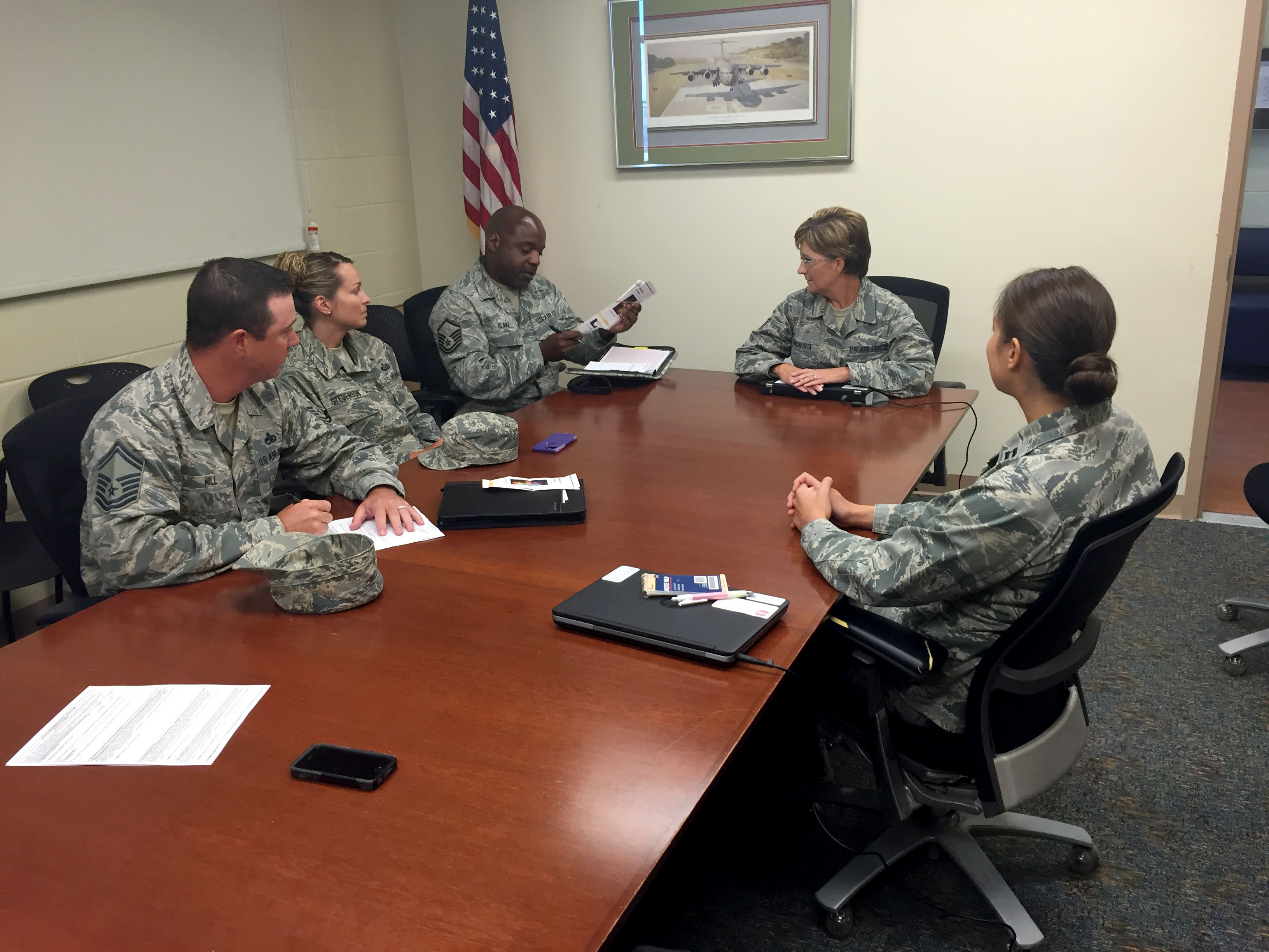 Military Round Table Meeting
