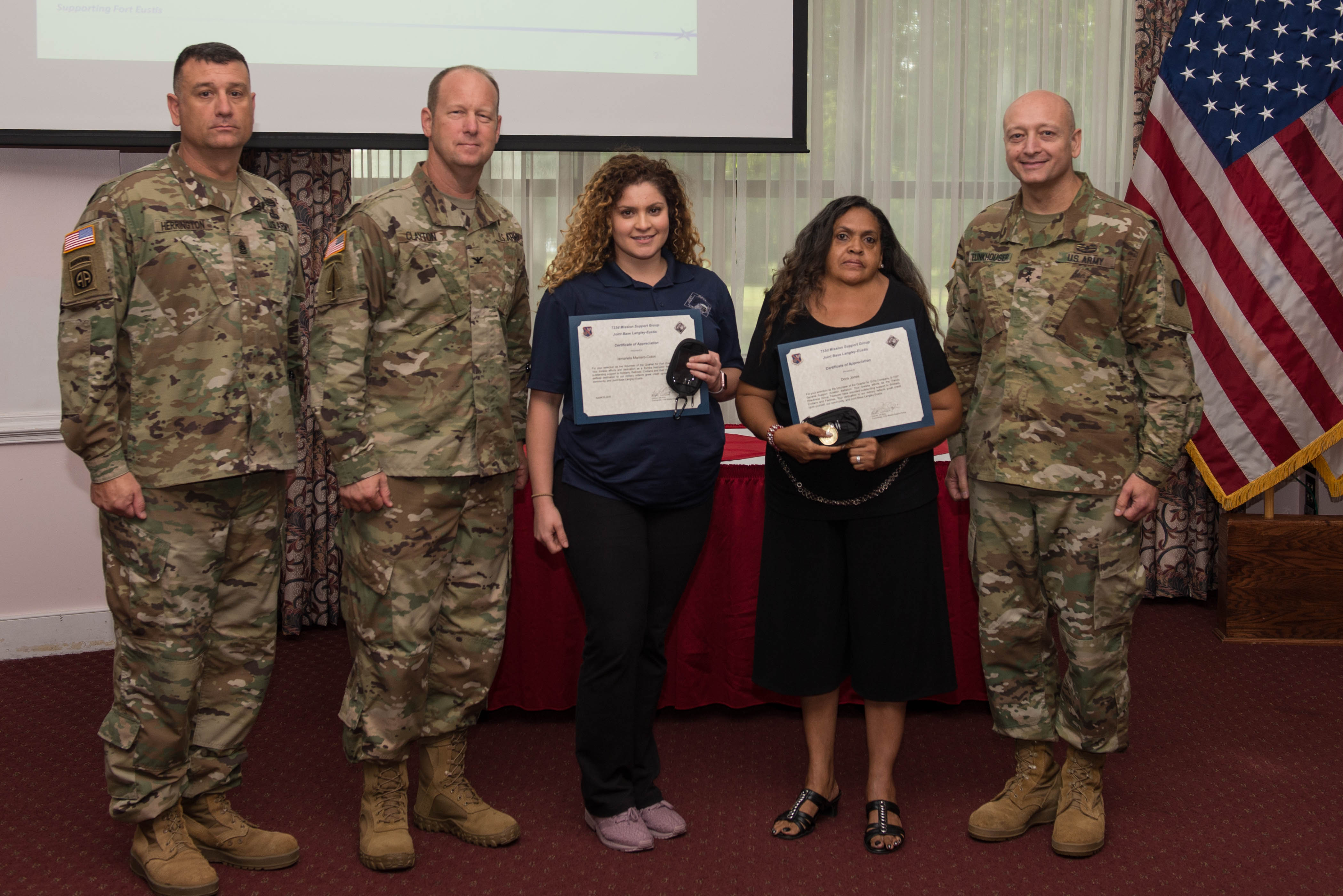 Volunteer of the Quarter award > Joint Base Langley-Eustis > Article ...