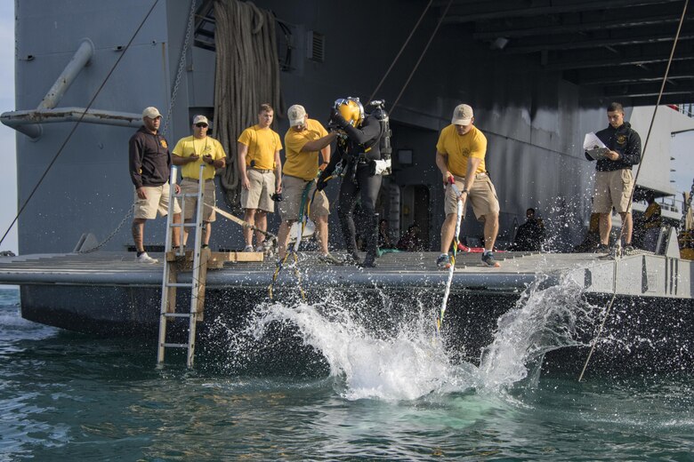 Deployed Army Divers Plunge into Operation Deep Blue > U.S. Army ...