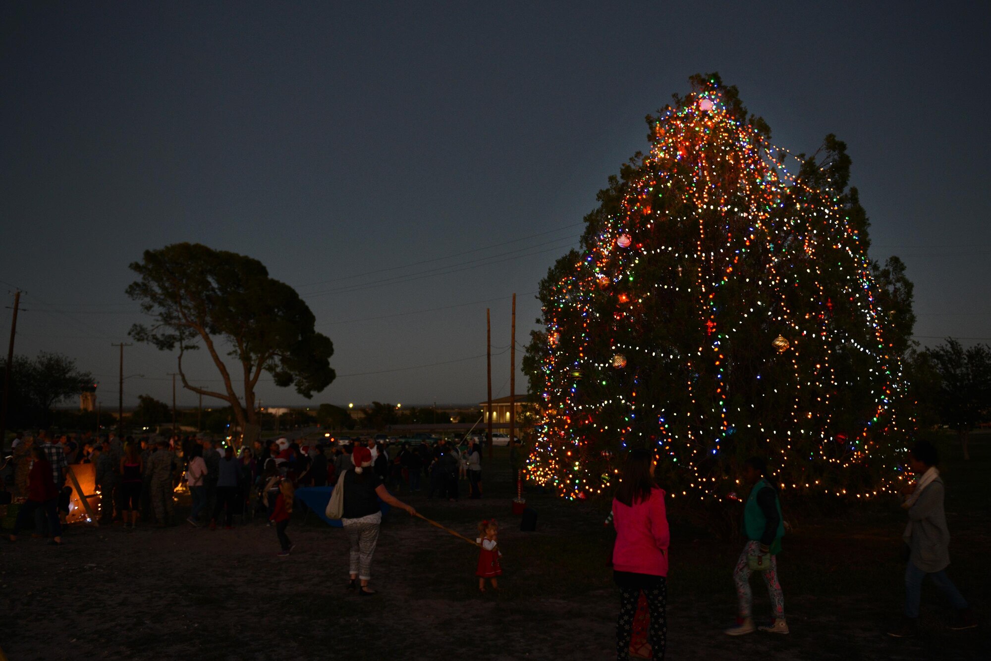Laughlin's Tree Lighting > Laughlin Air Force Base > Display