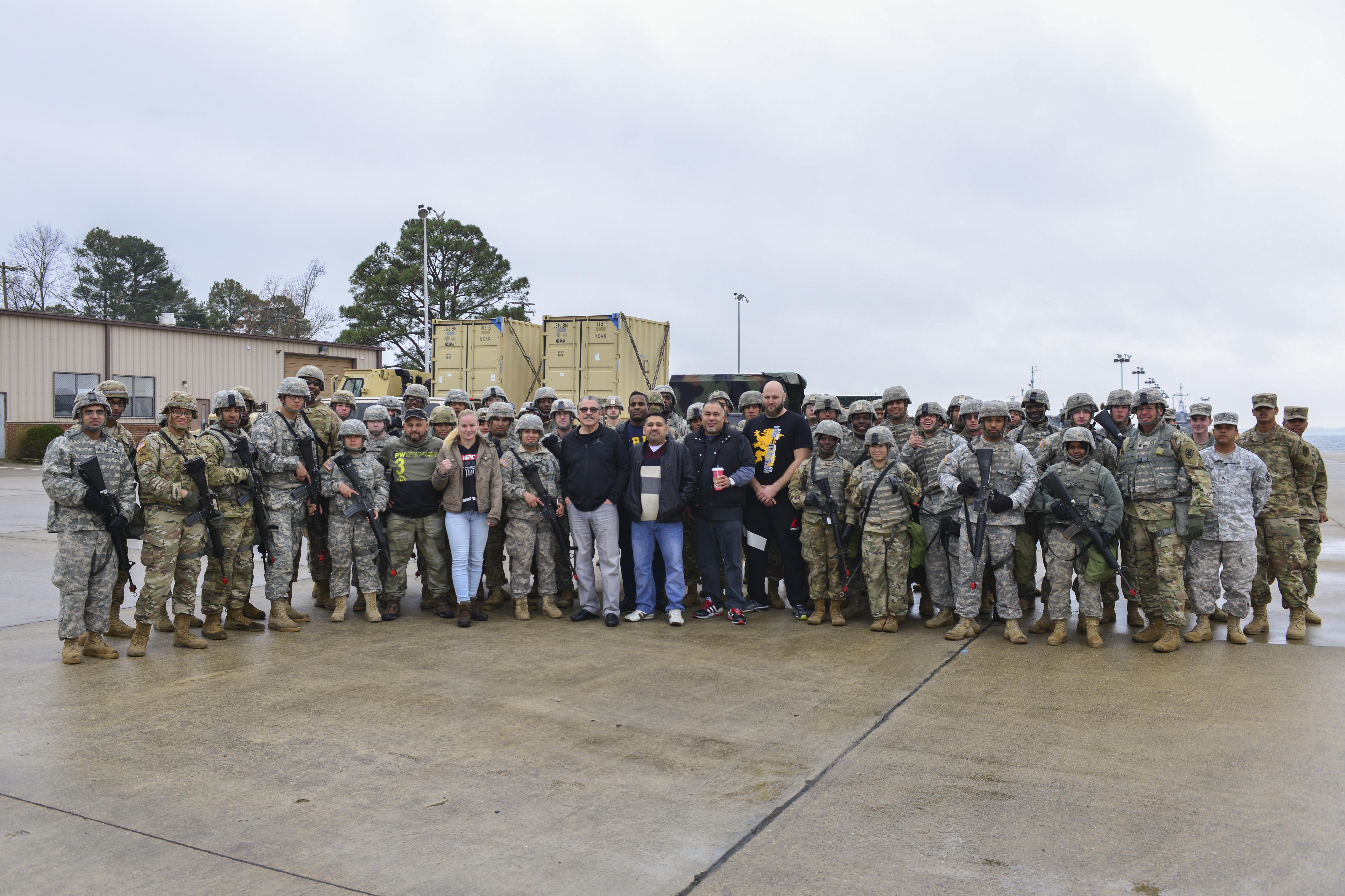 UFC fighters visit JBLE > Joint Base Langley-Eustis > Article Display