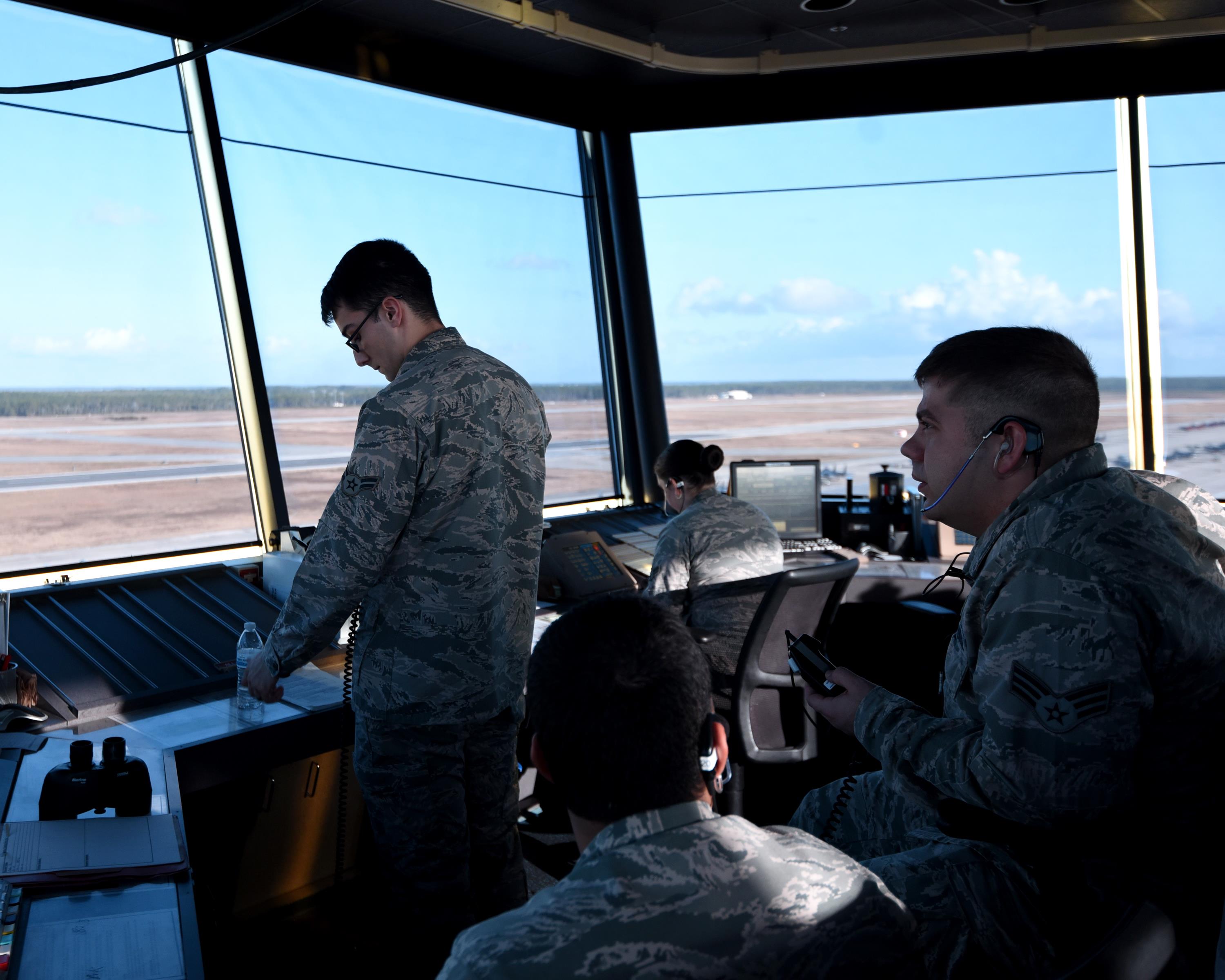 Tyndall air traffic controllers ensure safe operations during Checkered ...